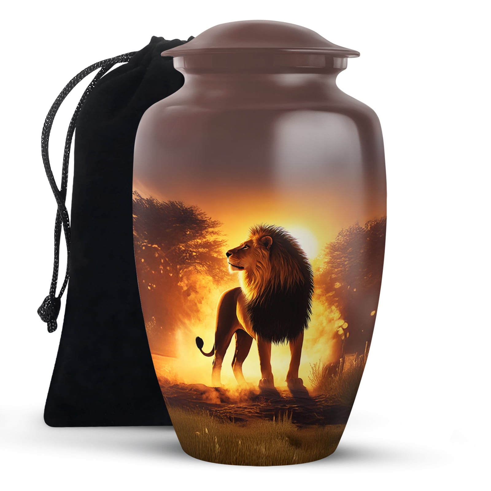 KARYLIZ Lion Funeral Cremation Large Urn For Ashes Adult Male - Urns ...