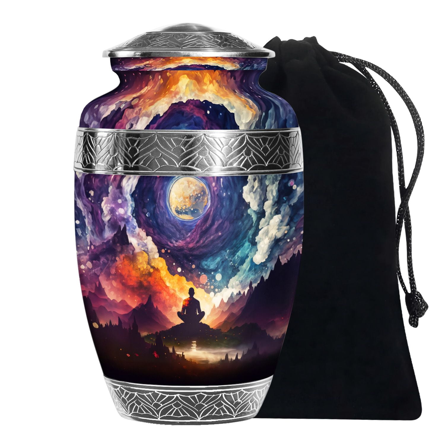 KARYLIZ Meditation-Yoga Urns For Human Ashes Adult Man & Women ...