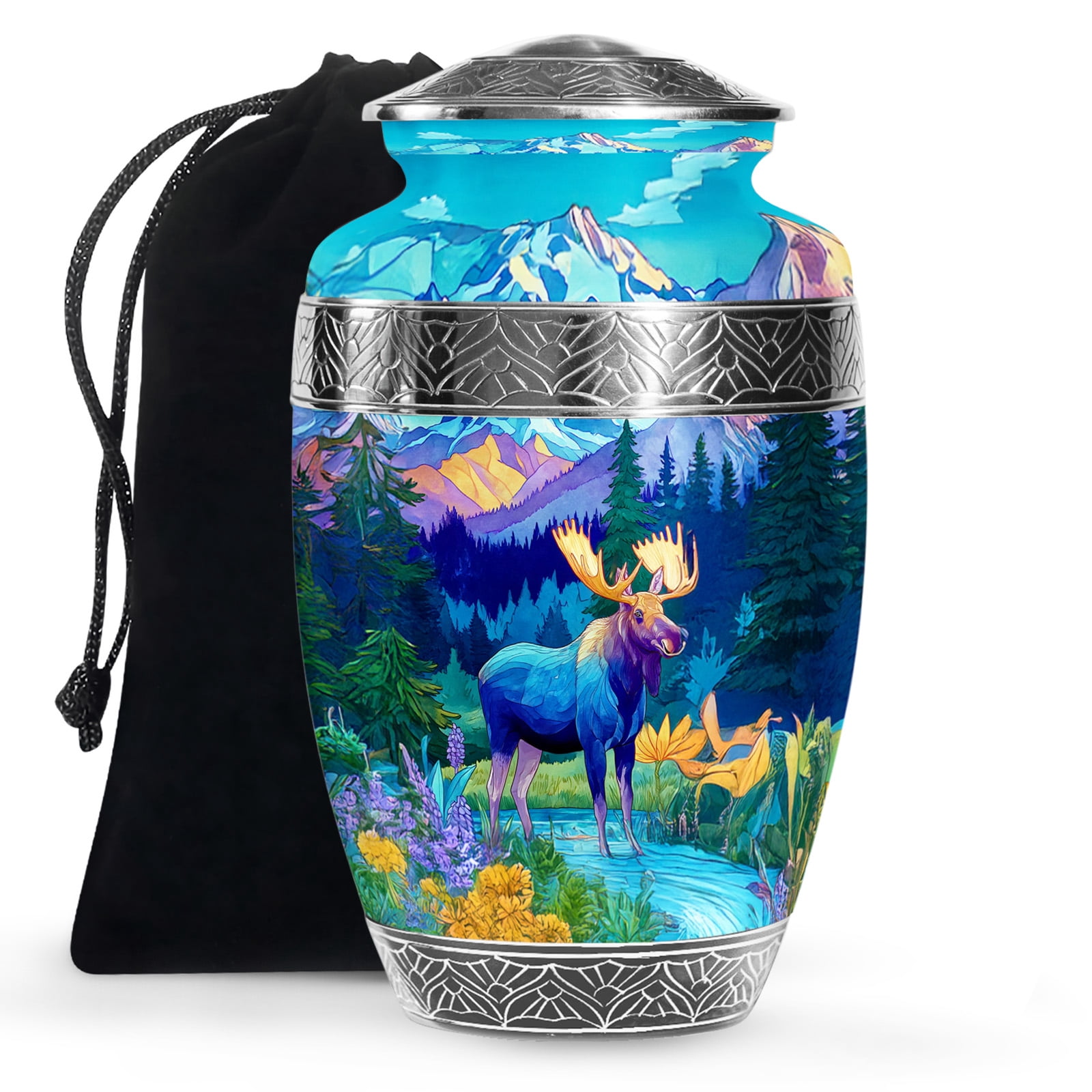 KARYLIZ Moose Urns for Human Ashes - Cremation Urn for Male & Female ...
