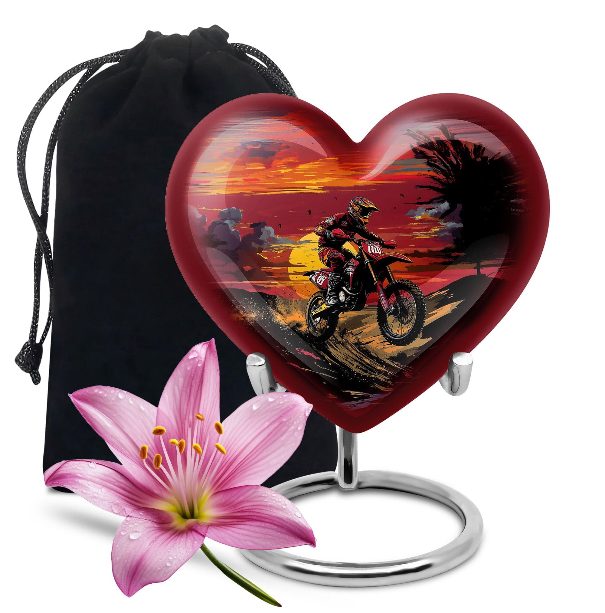 KARYLIZ Motorcycle Large Funeral Urns for Human Ashes Adult Female ...