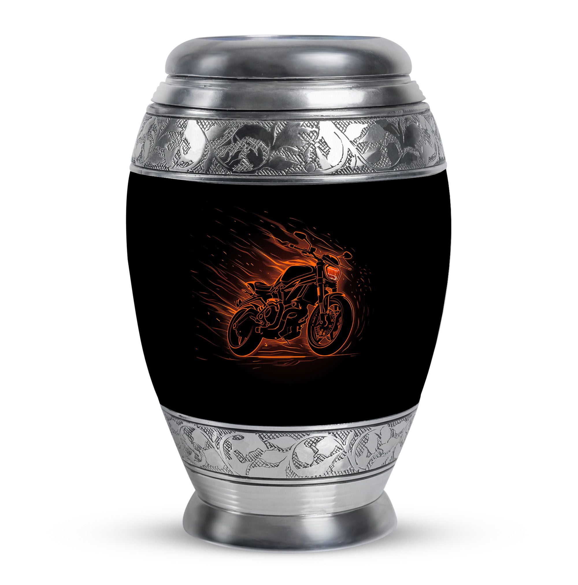 KARYLIZ Motorcycle Urns - Cremation Urn For Ashes Adult Male - Black ...