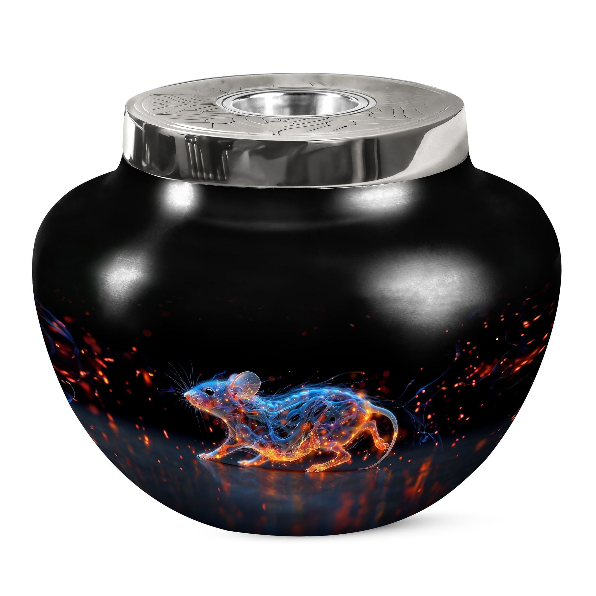 KARYLIZ Mouse Racing Funeral Urn - Urn For Ashes For Women - Cremation ...