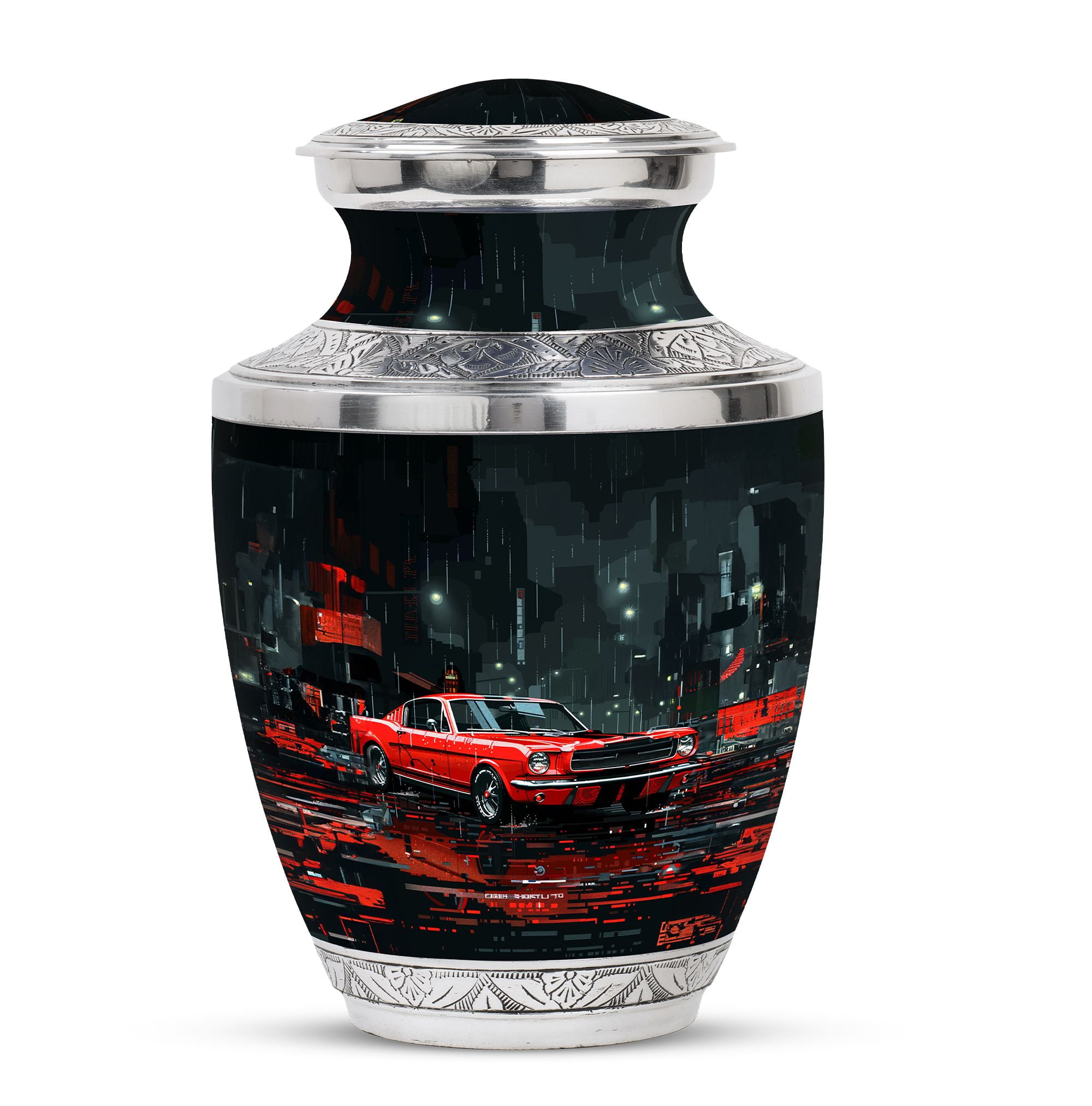 KARYLIZ Muscle Cars Racing Urn for Ashes Adult Male - Memorial Urns - Urn for Human Ashes Adult ...