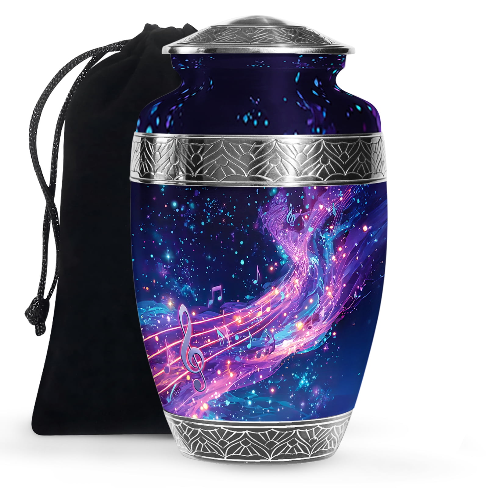 KARYLIZ Musical Instruments Urn - 10 Inch - Large Funeral Urns For ...