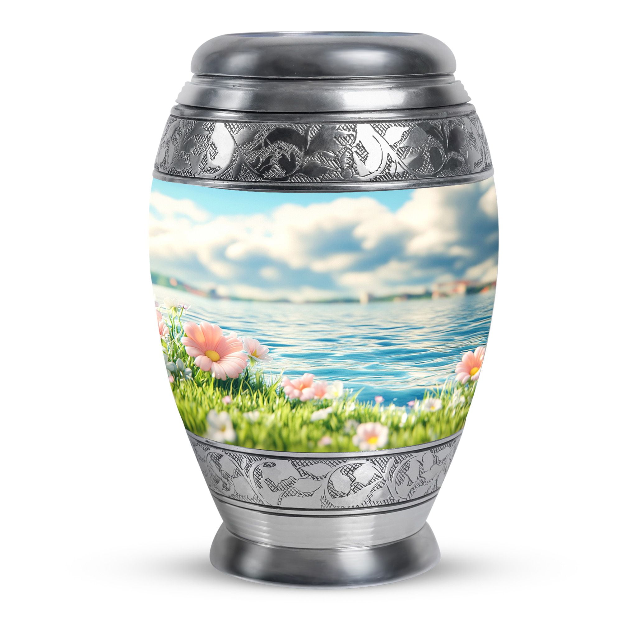 KARYLIZ Nature Cremation Urns For Human Ashes - Large Funeral Urns for ...