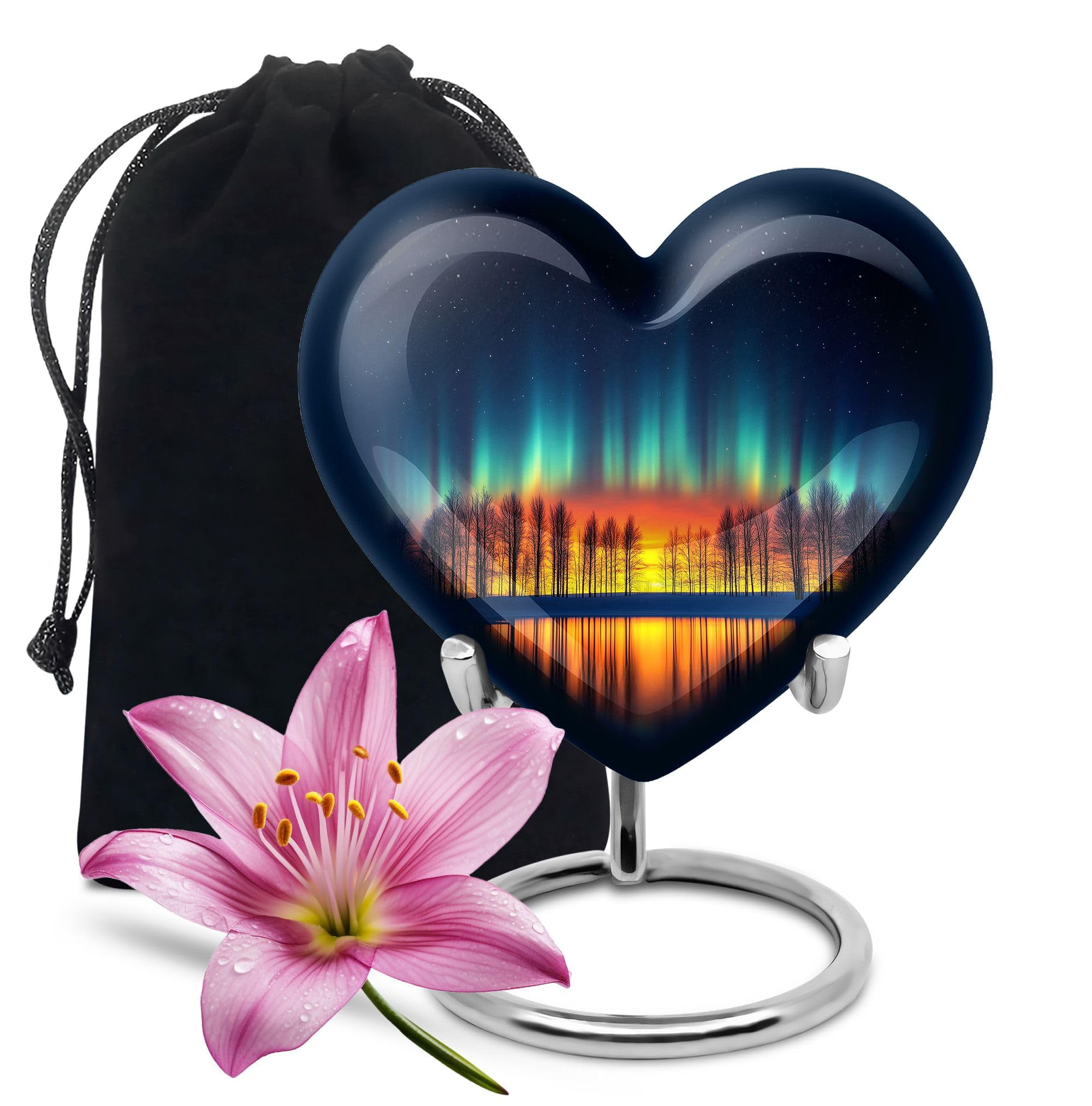 KARYLIZ Northern Light Large Capacity Ashes Urn for Men - Aurora ...