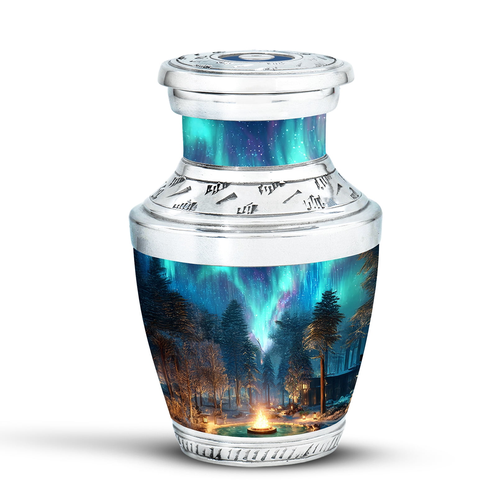 KARYLIZ Northern Lights Urns, Urn for Ashes Adult Male and Female ...
