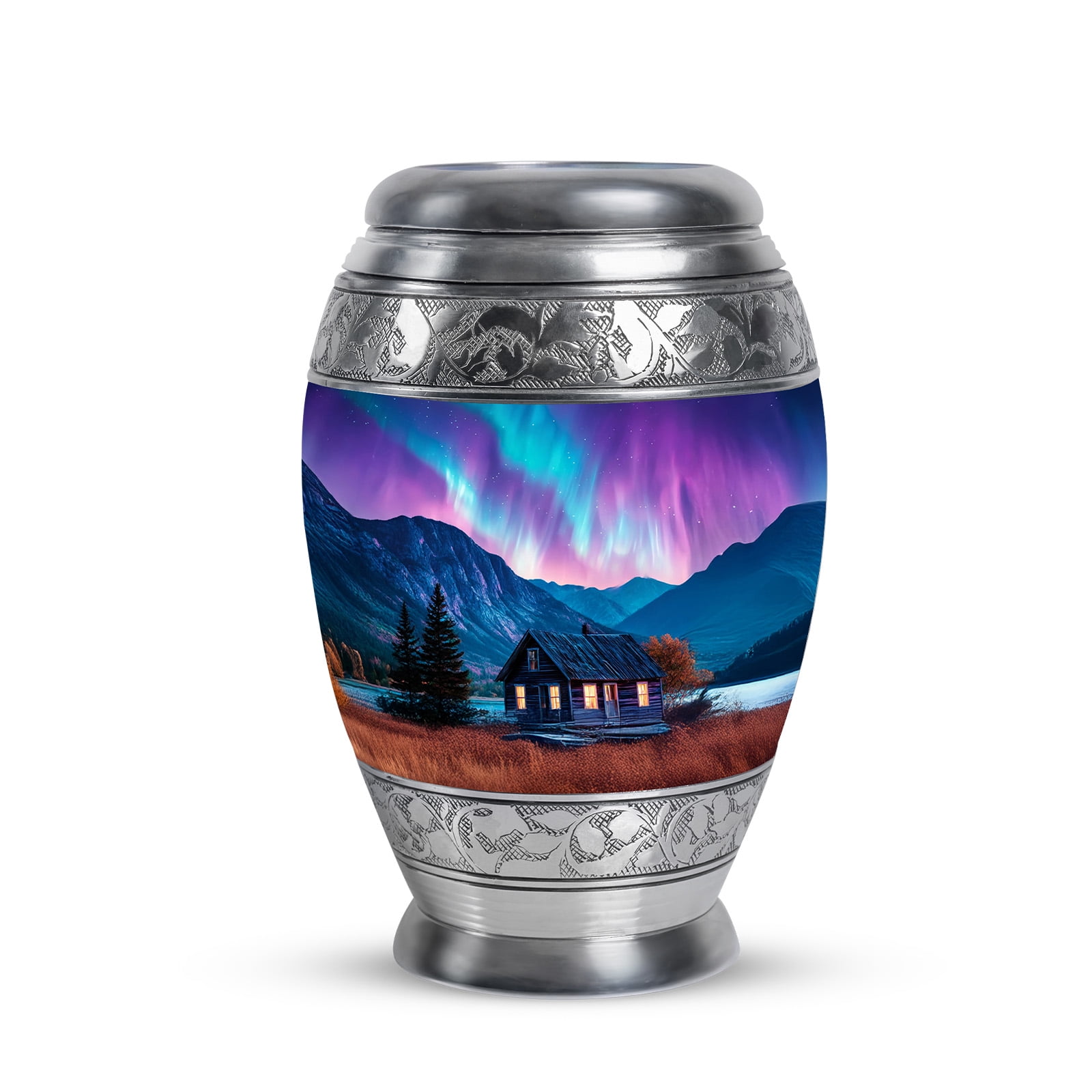 KARYLIZ Northern Lights Urns For Human Ashes, Urn for Ashes, Mini ...