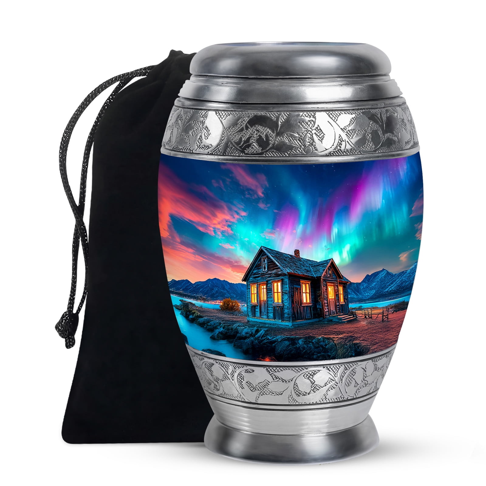 KARYLIZ Northern Lights Cremation Urns, Cremation Urns for Ashes ...