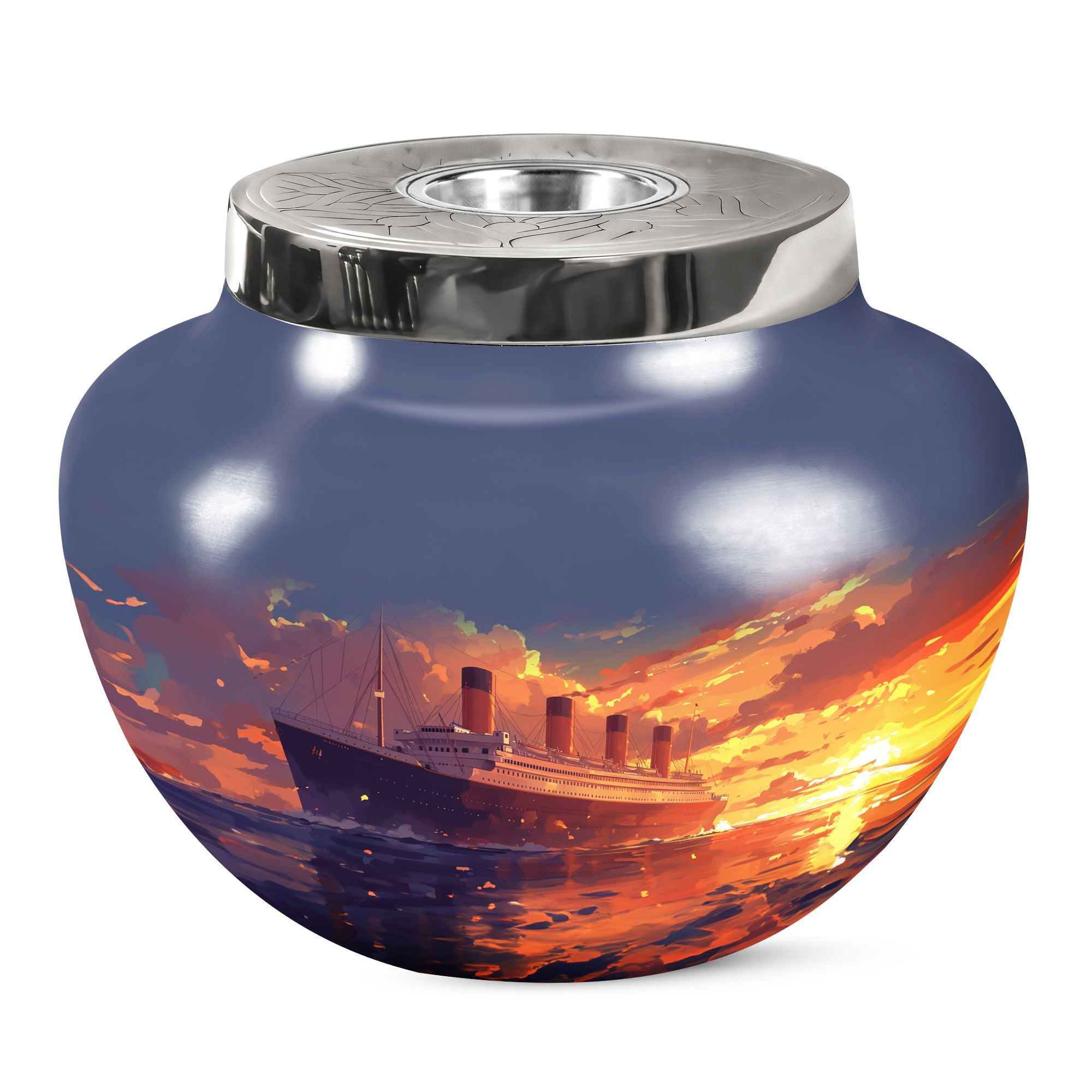 KARYLIZ Ocean Decorative Urns - Unique Urn For Human Ashes - Cremation ...