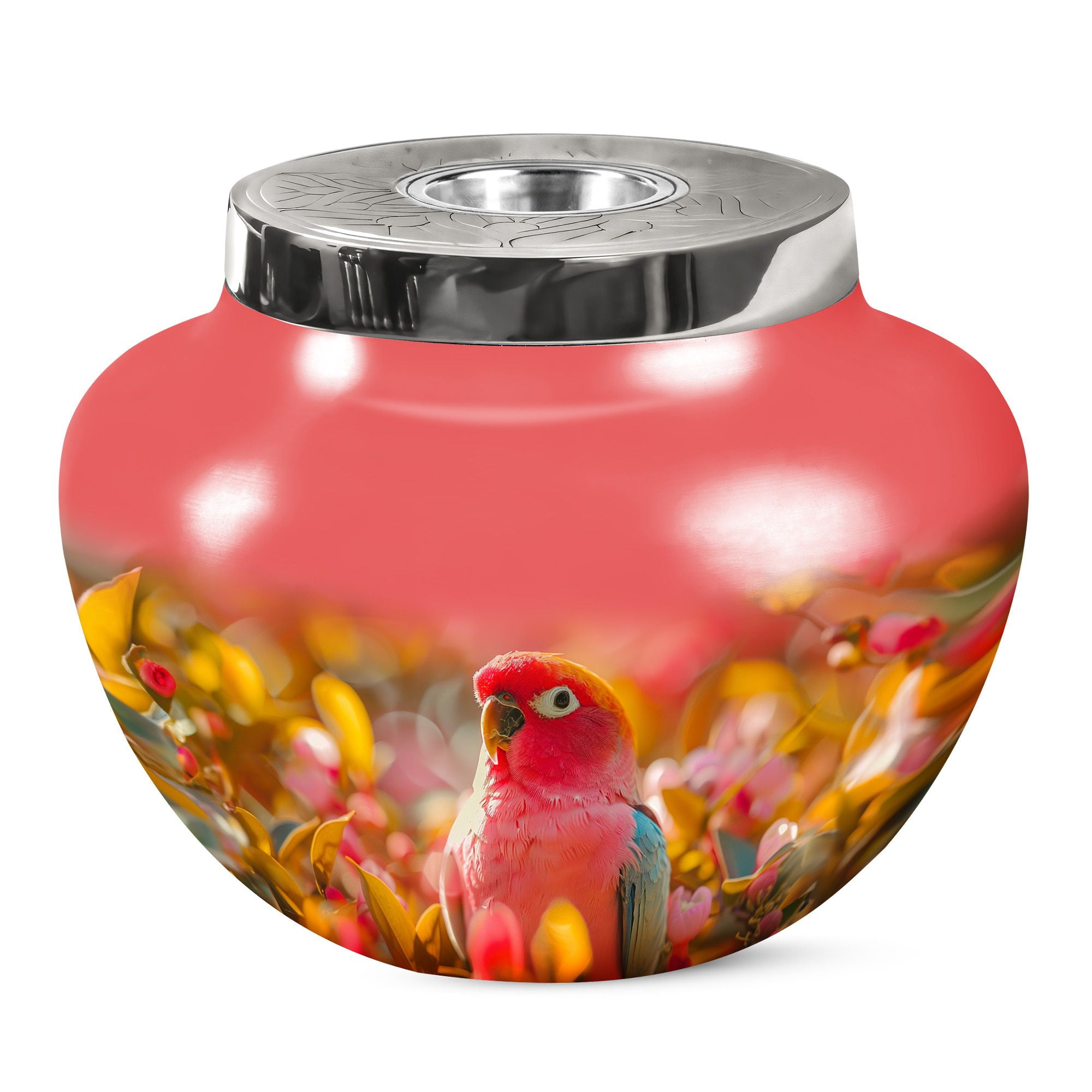 KARYLIZ Parrot Urn - Engraved Urns For Human Ashes Adult - Decorative ...