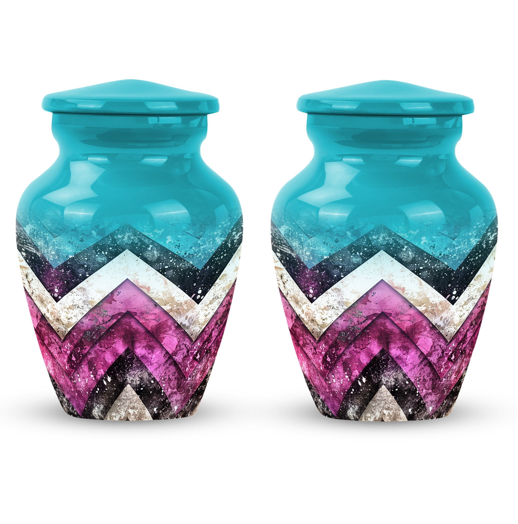 KARYLIZ Pattern Keepsake Urns For Human Ashes, Mini Urns For Ashes ...