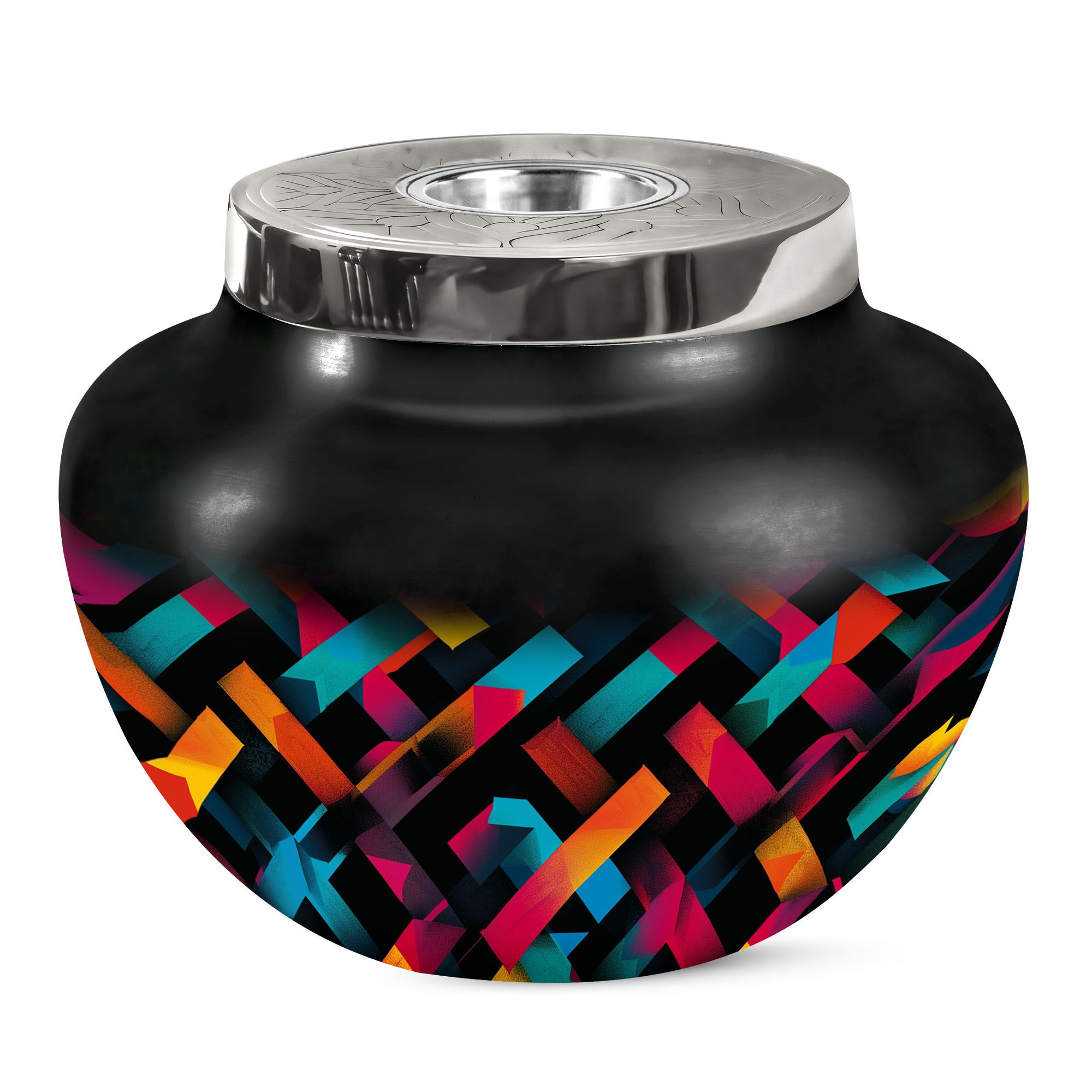 KARYLIZ Pattern Urn, 10 Inch Large Cremation Urns For Human Ashes Adult ...