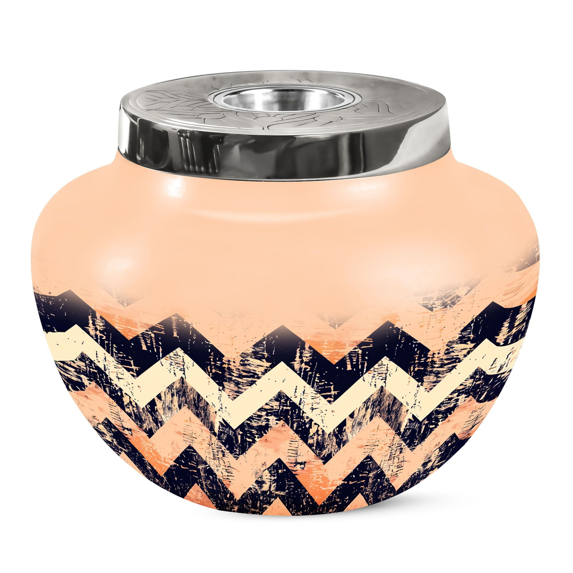 KARYLIZ Pattern Urn for Ashes Adult Male, Large Decorative Memorial Urn ...