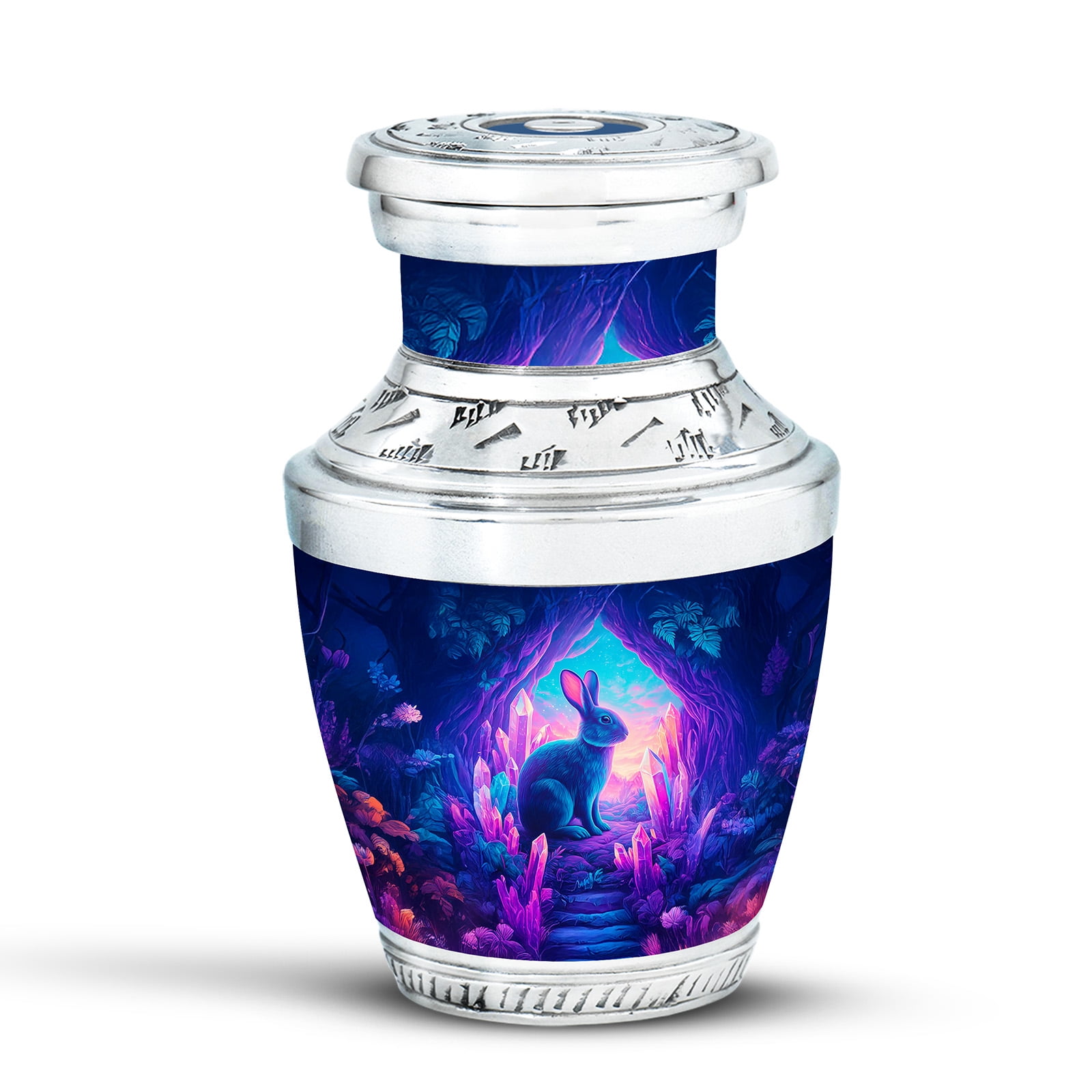 KARYLIZ Rabbit Urn for Ashes Mom & Dad - Mini Kepsake Cremation Urn for ...