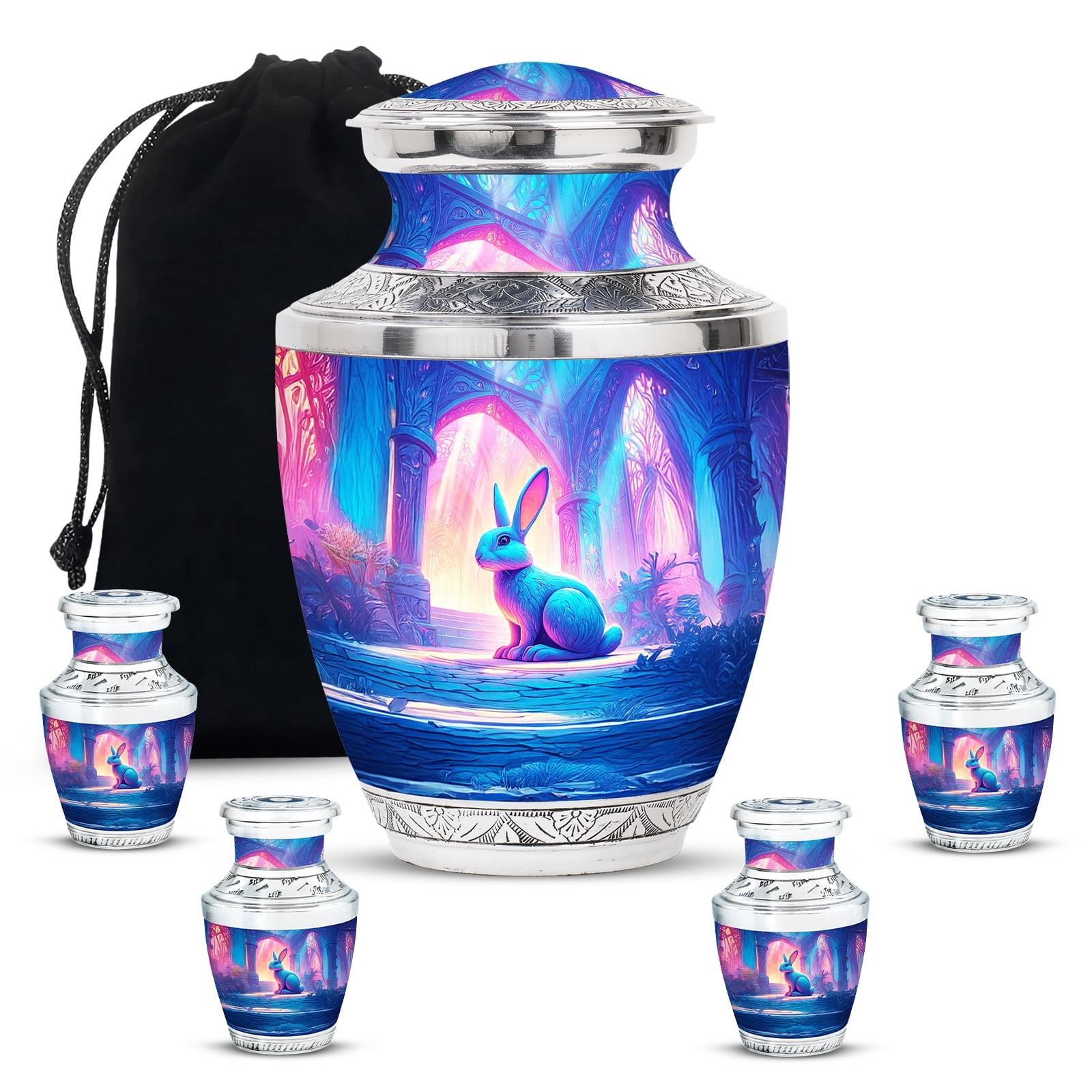KARYLIZ Rabbit Urns for Ashes for Adult Female & Male - Mini Funeral ...