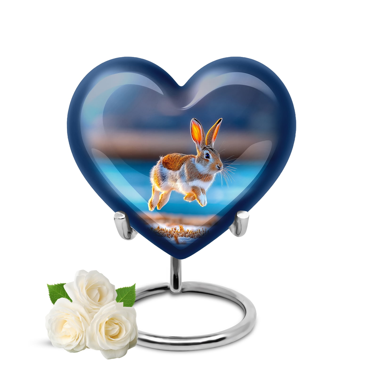 KARYLIZ Rabbit Urns for Ashes for Adult Female & Male - Mini Kepsake ...