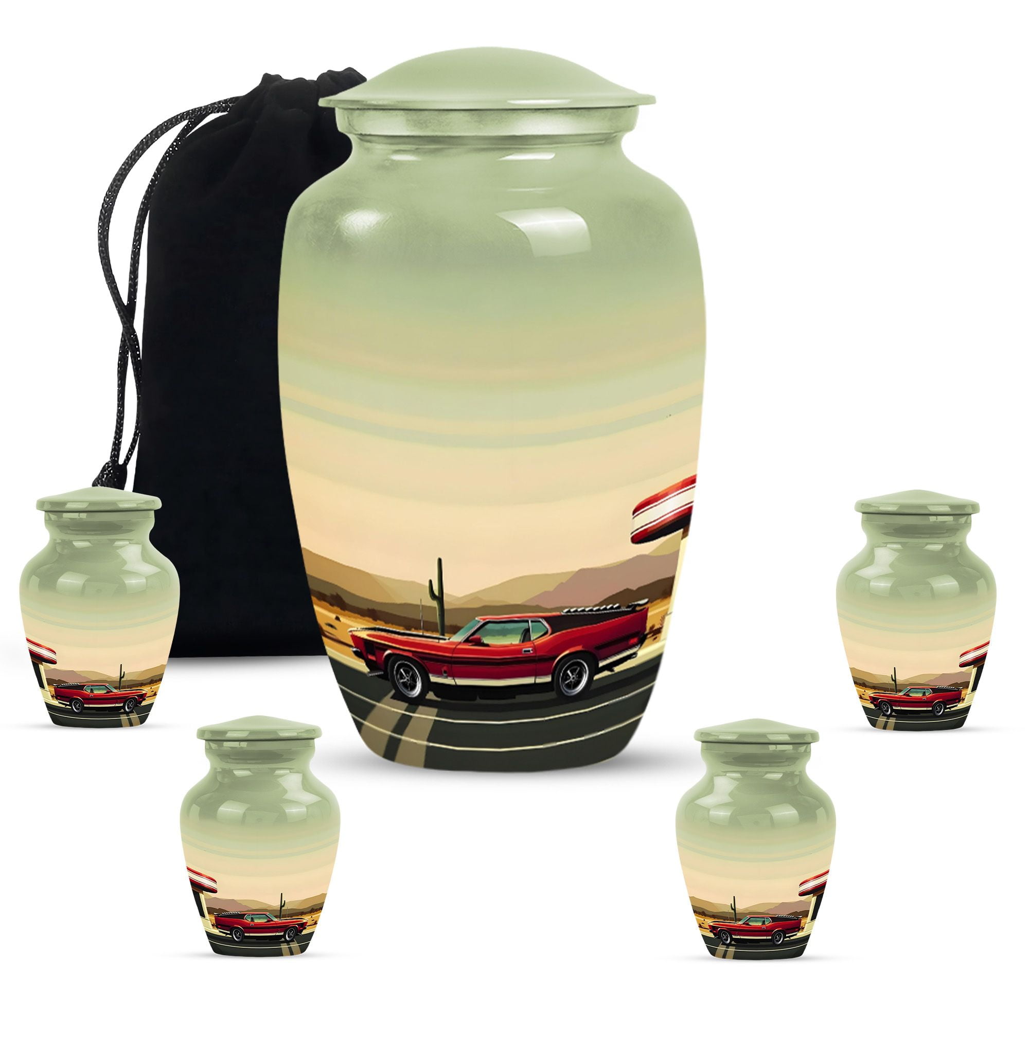 KARYLIZ Race Car Urn For Ashes Adult Male - Cremation Urns For Human ...