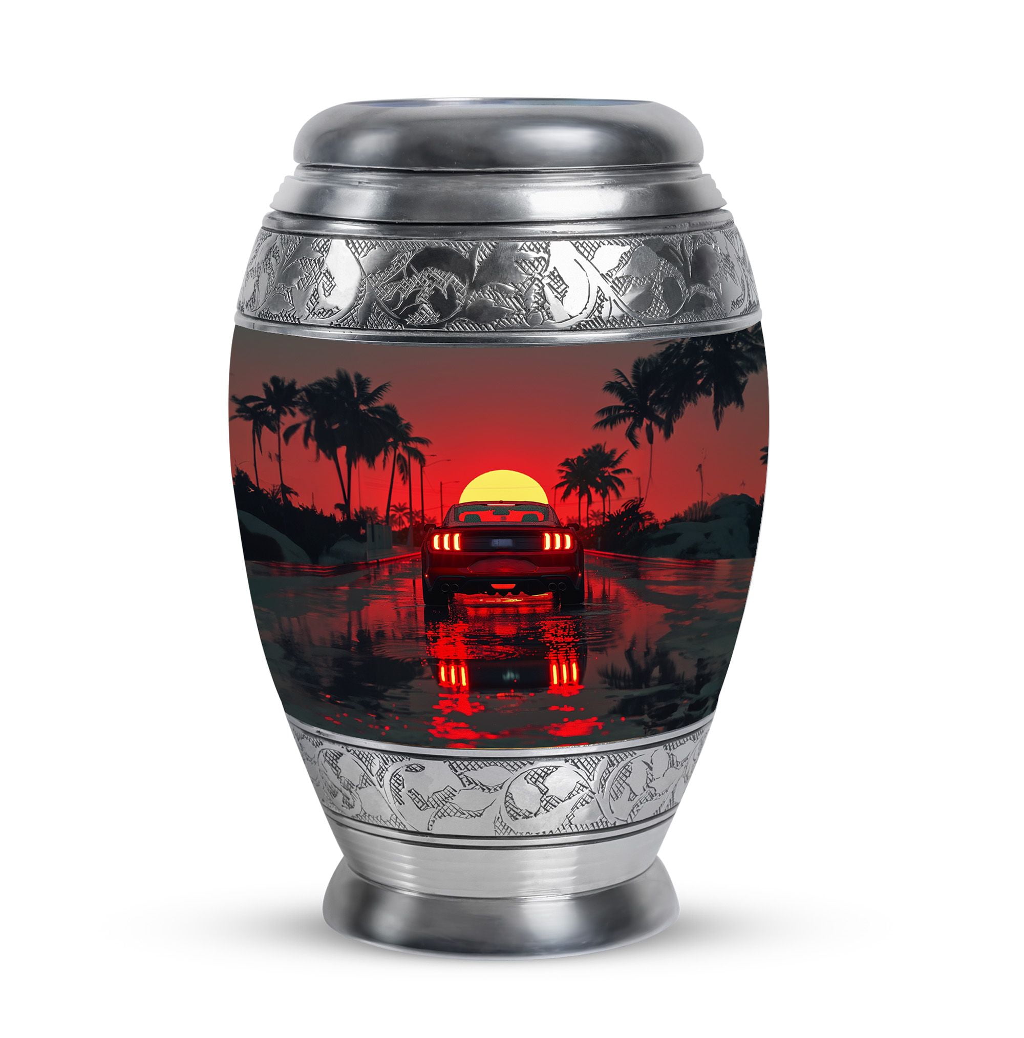 KARYLIZ Race Car Urn For Ashes Male - Mini Funeral Urn - Small Urn For ...