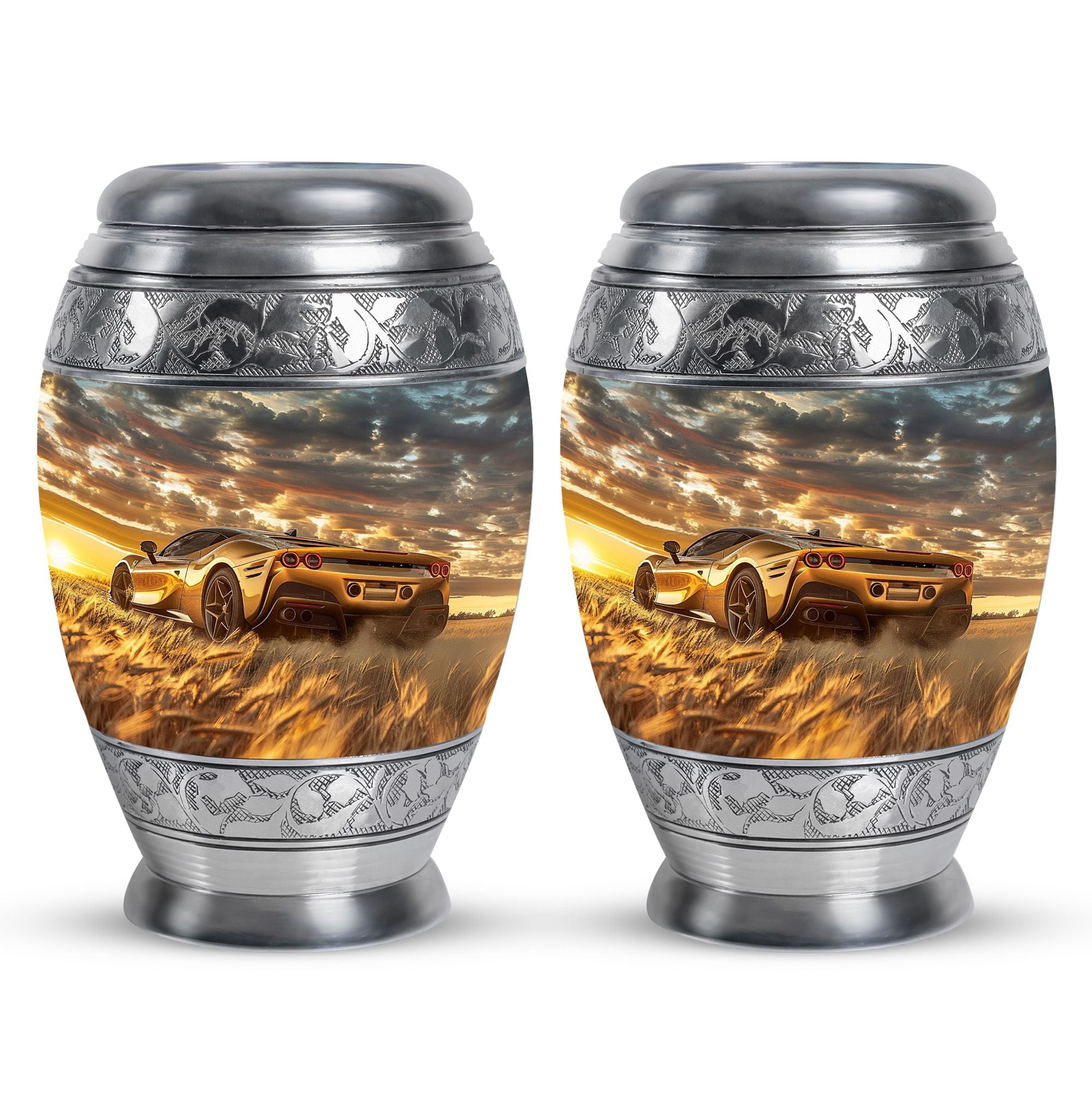 KARYLIZ Race Car Urns For Ashes Adult Male - Urn For Ashes For Women ...