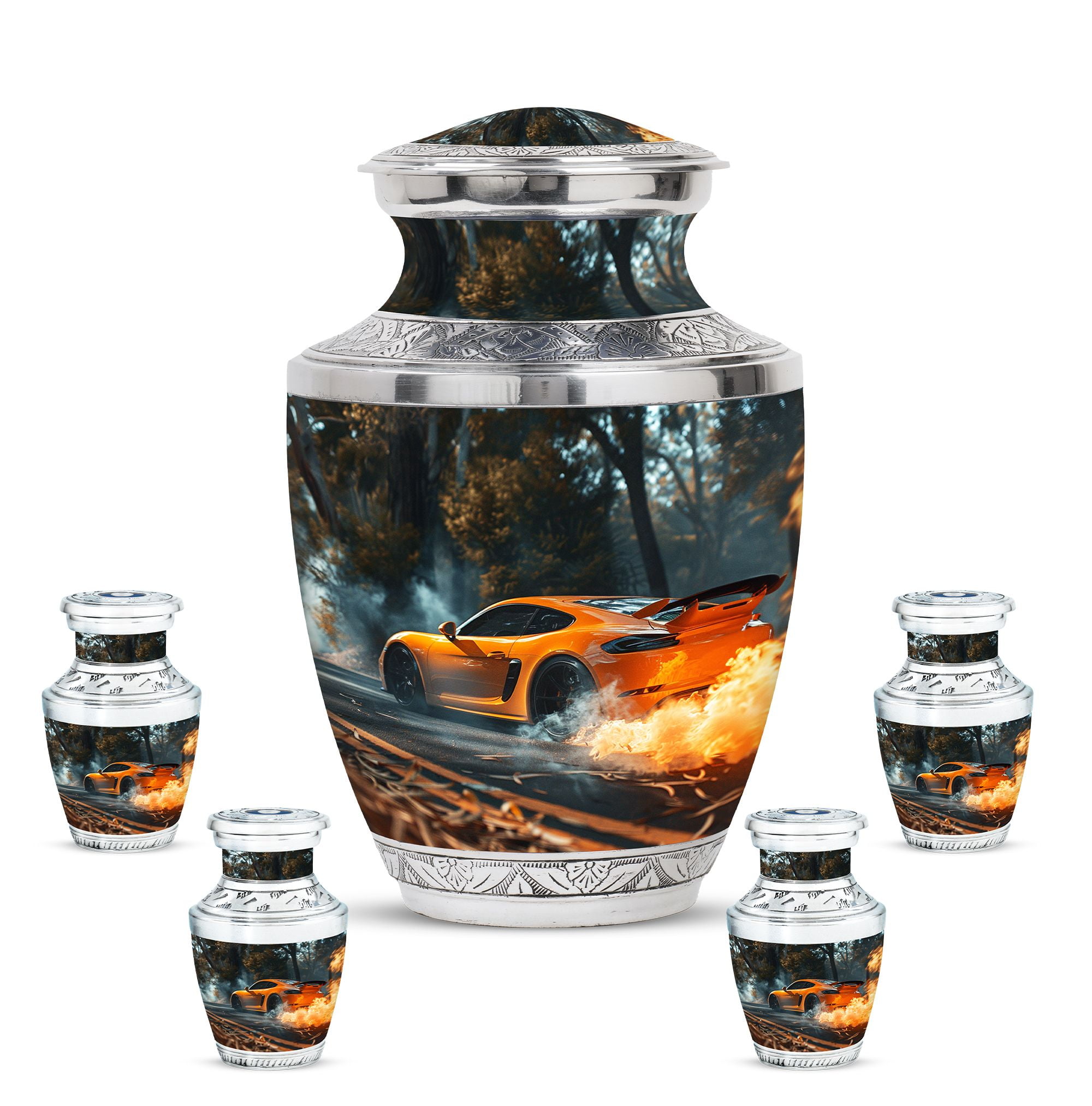 KARYLIZ Racer Car Mini Urn For Ashes For Women & Men - Cremation Urns ...