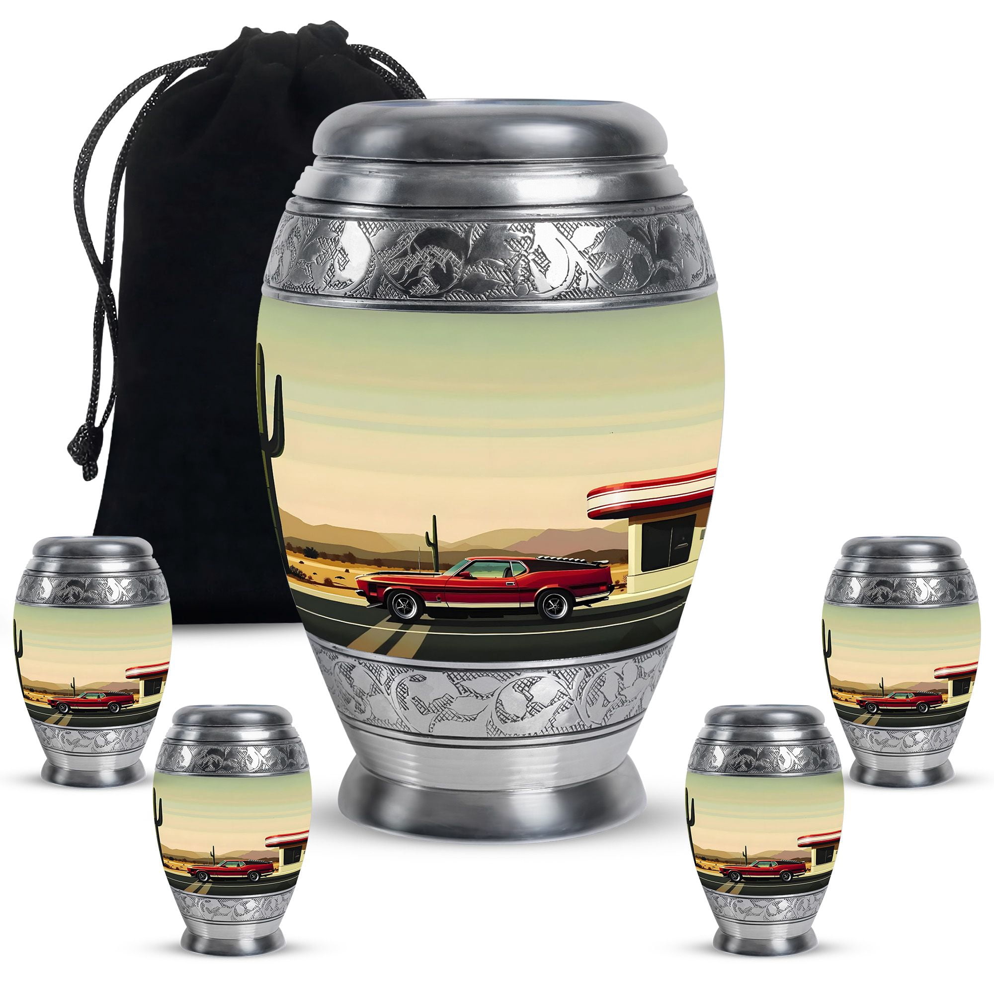 KARYLIZ Racer Car Urn for Ashes Adult Male - Urns for Human Ashes Adult ...