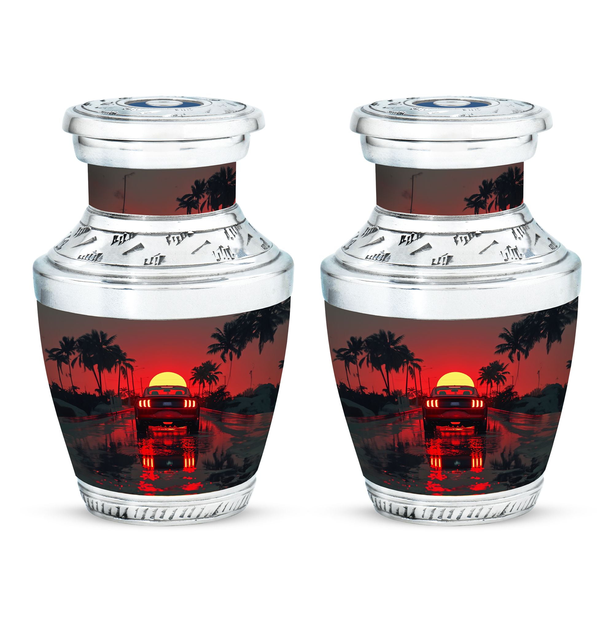 KARYLIZ Racing Car Cremation Urn - Urns for Ashes Adult Male Female ...