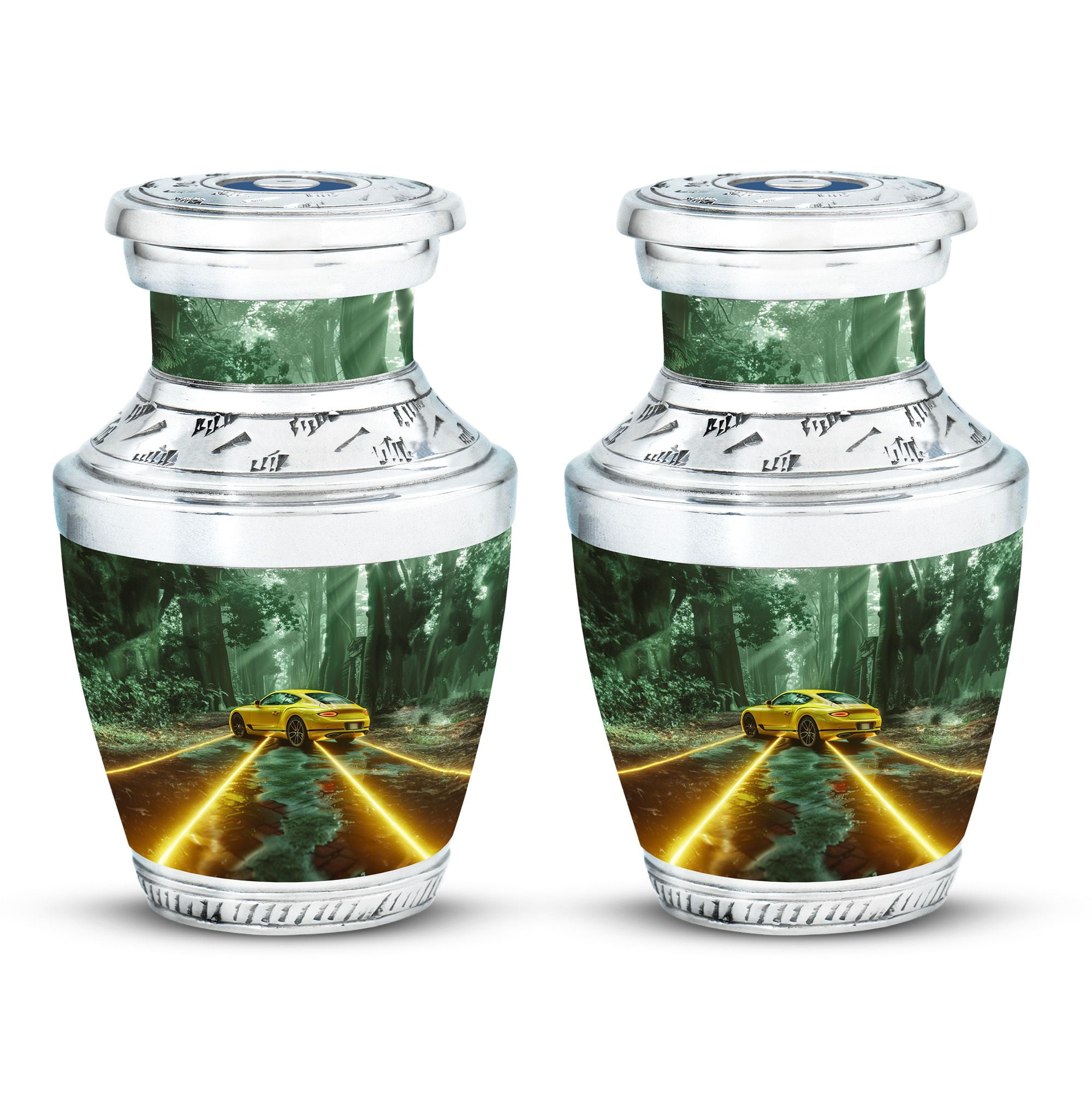 KARYLIZ Racing Car Keepsake Urn for Human Ashes - Burial Urns for Adult ...