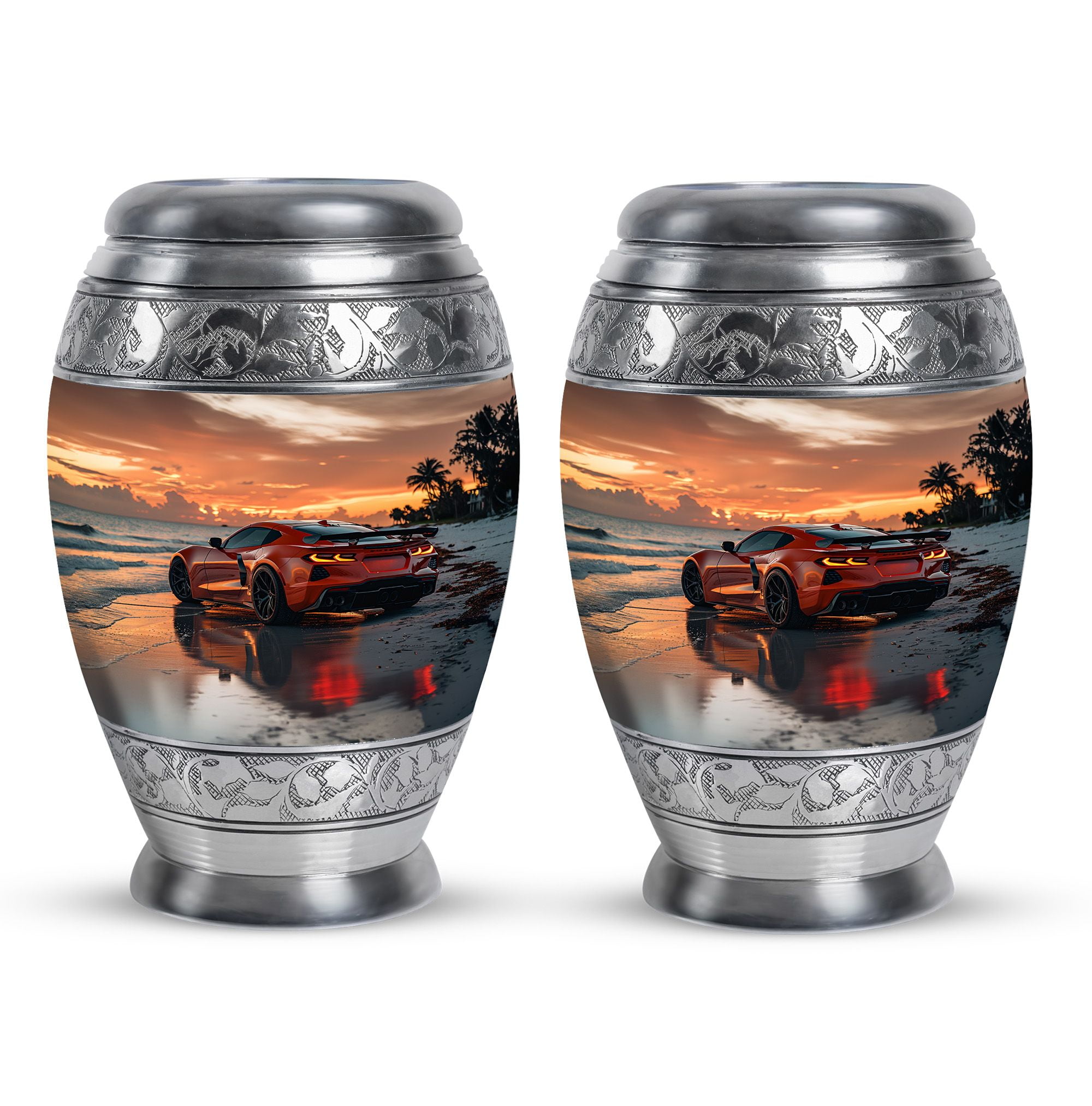 KARYLIZ Racing Car Urns For Ashes Adult Male - Cremation Urns For Human ...
