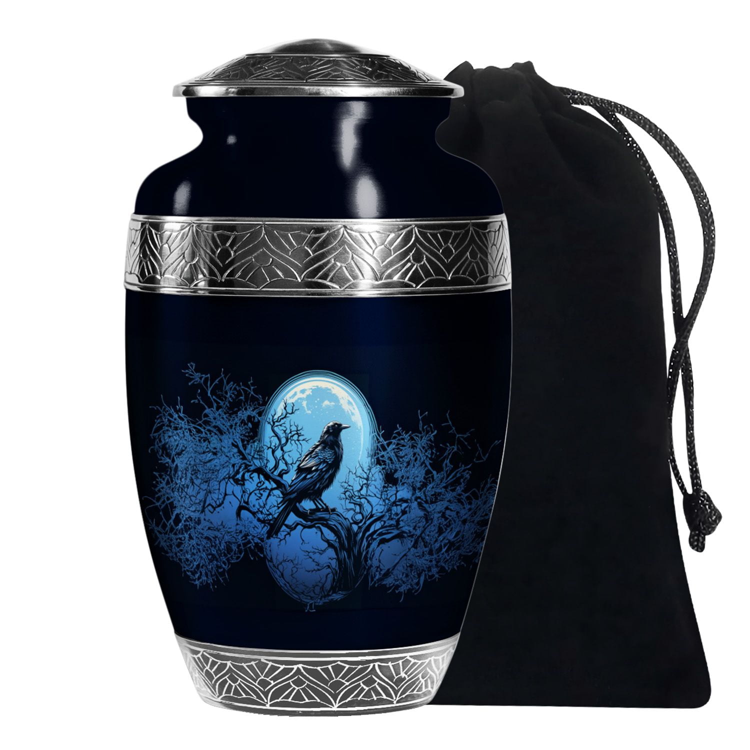 KARYLIZ Raven Unique Urns For Human Ashes Adult Female Mom Large ...