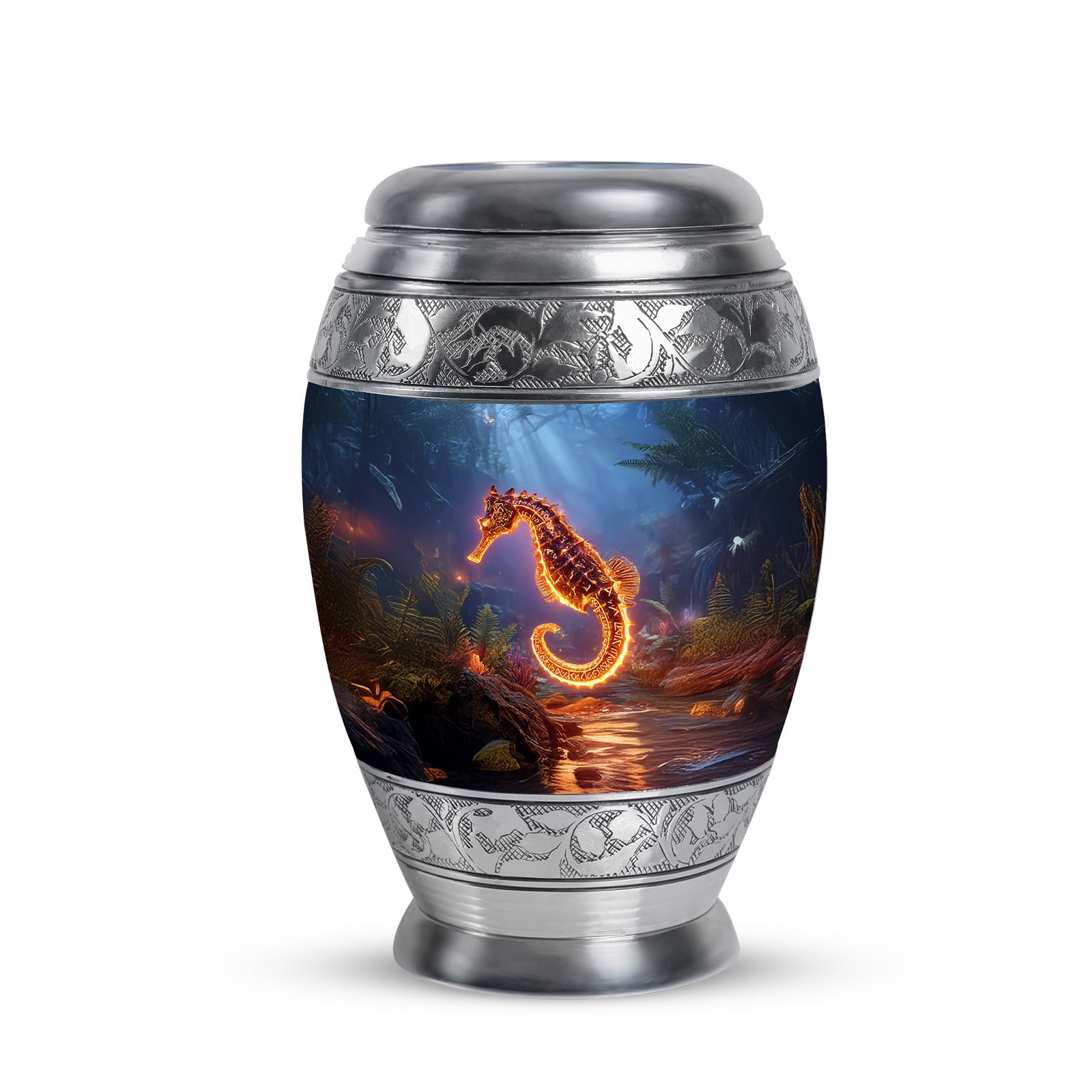 KARYLIZ Sea Horse Urn - Underwater Forest Cremation Urns For Human ...