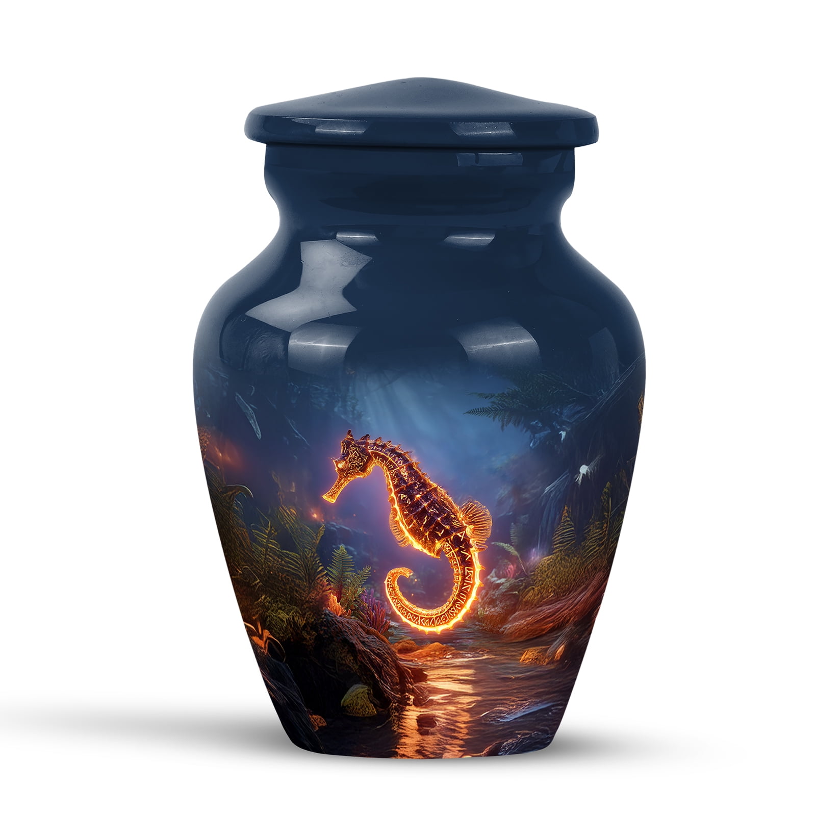 KARYLIZ Sea Horse Urn - Urn For Ashes Adult Male & Women - Underwater ...