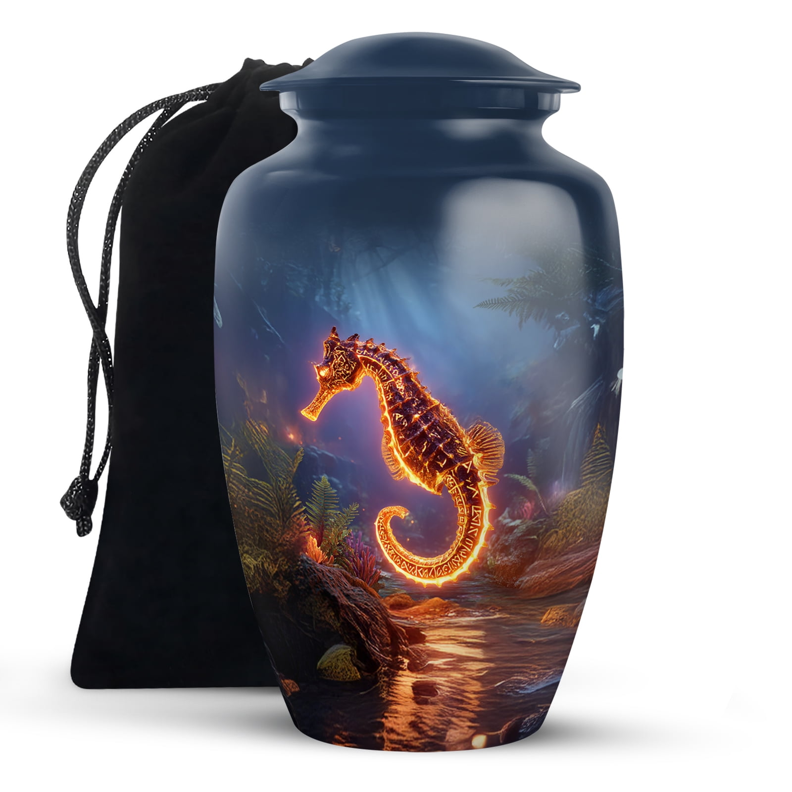 KARYLIZ Sea Horse Urn - Urn For Ashes Adult Male & Women - Underwater ...