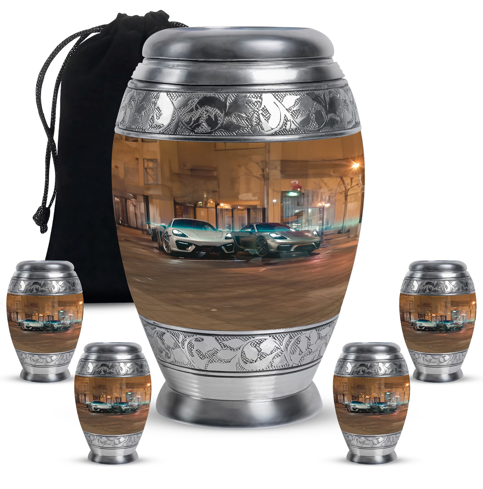 KARYLIZ Sports Car Urns For Human Ashes Adult Man - Small Cremation ...