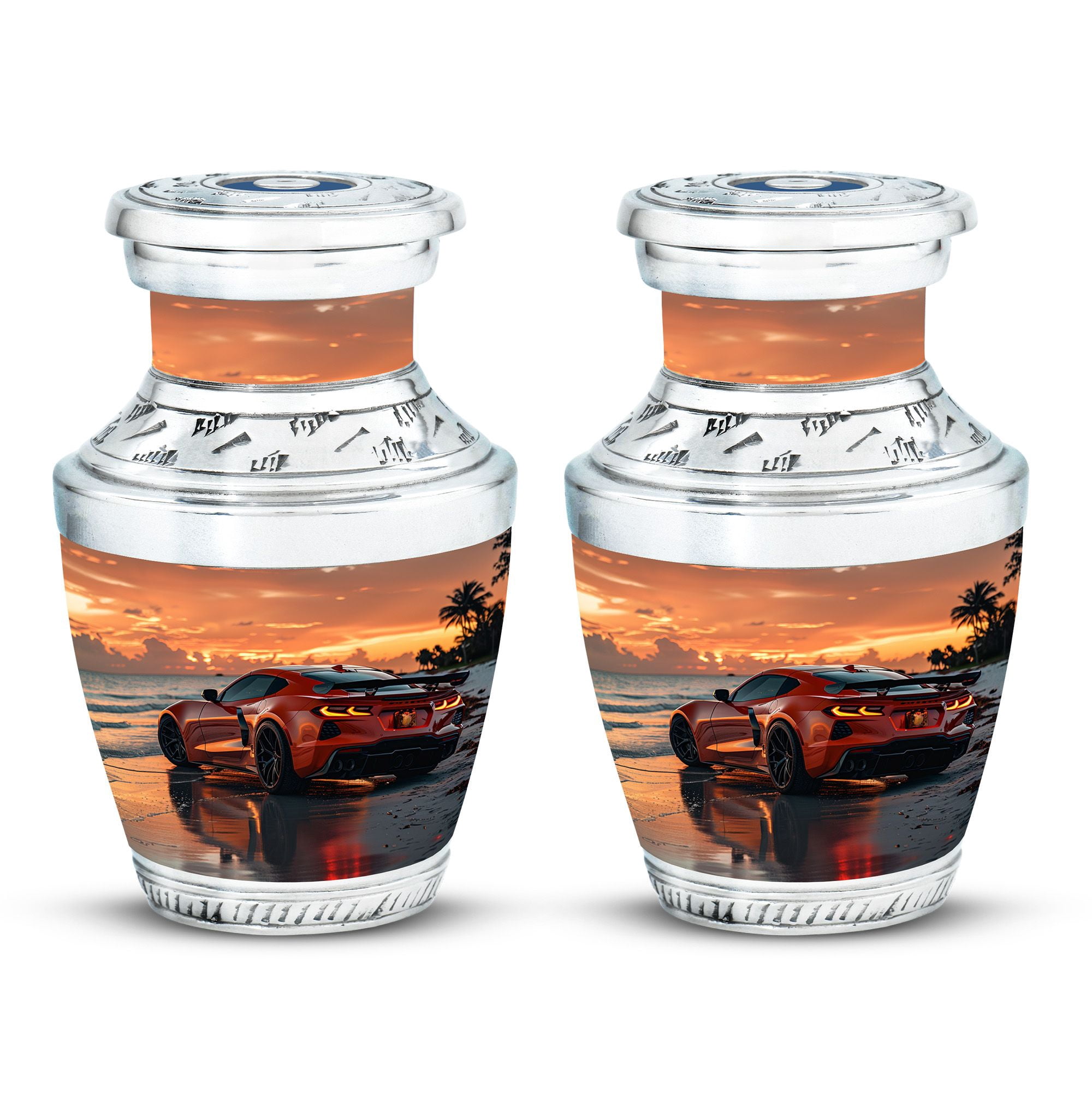 KARYLIZ Sports Red Car Urn For Ashes For Women - Funeral Adult Urns For ...