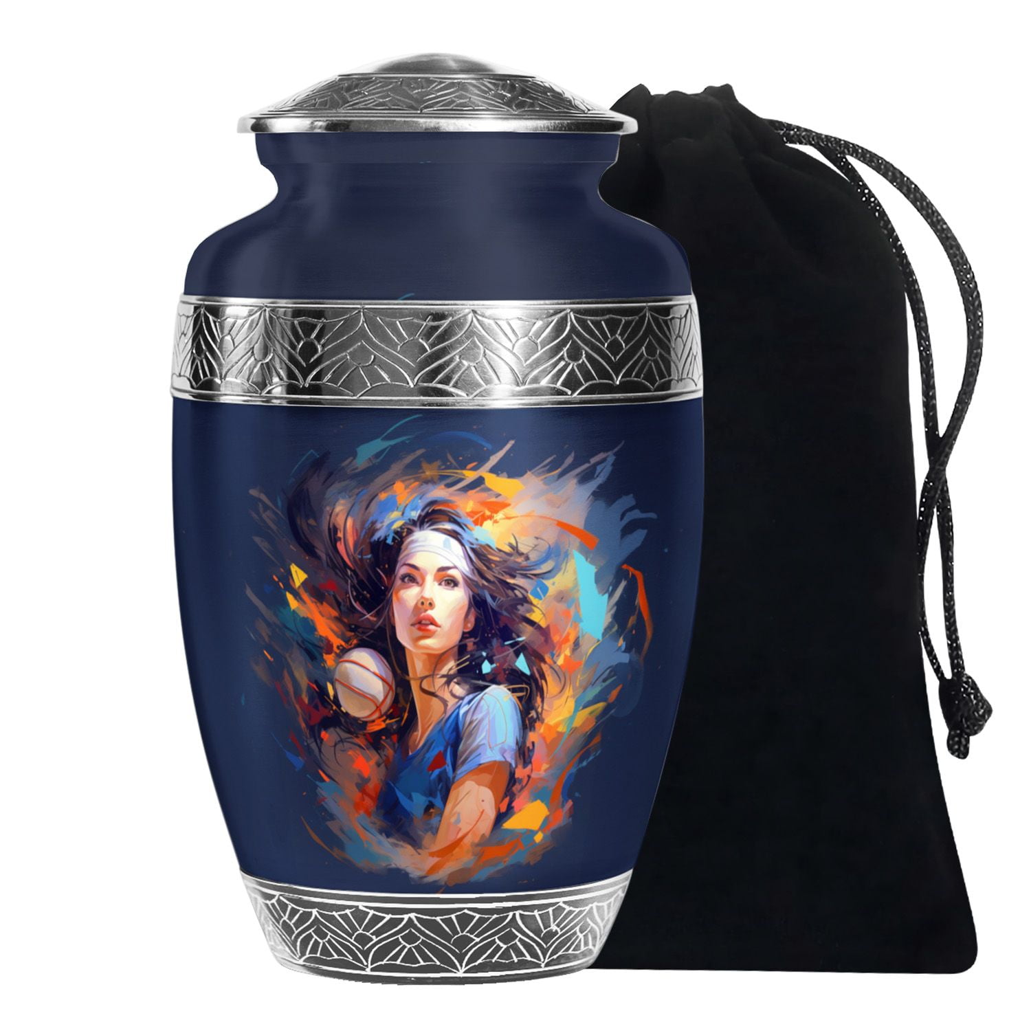 KARYLIZ Sports Urn For Ashes Adult Male - Ash Urns For Humans - Large ...