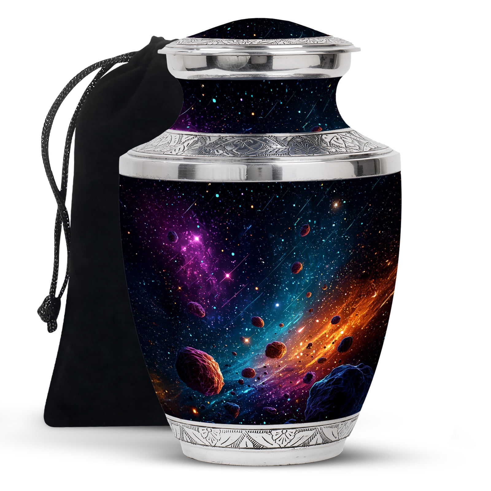 KARYLIZ Star Galaxy Cremation Urn for Ashes Adult Male - Funeral Urn ...