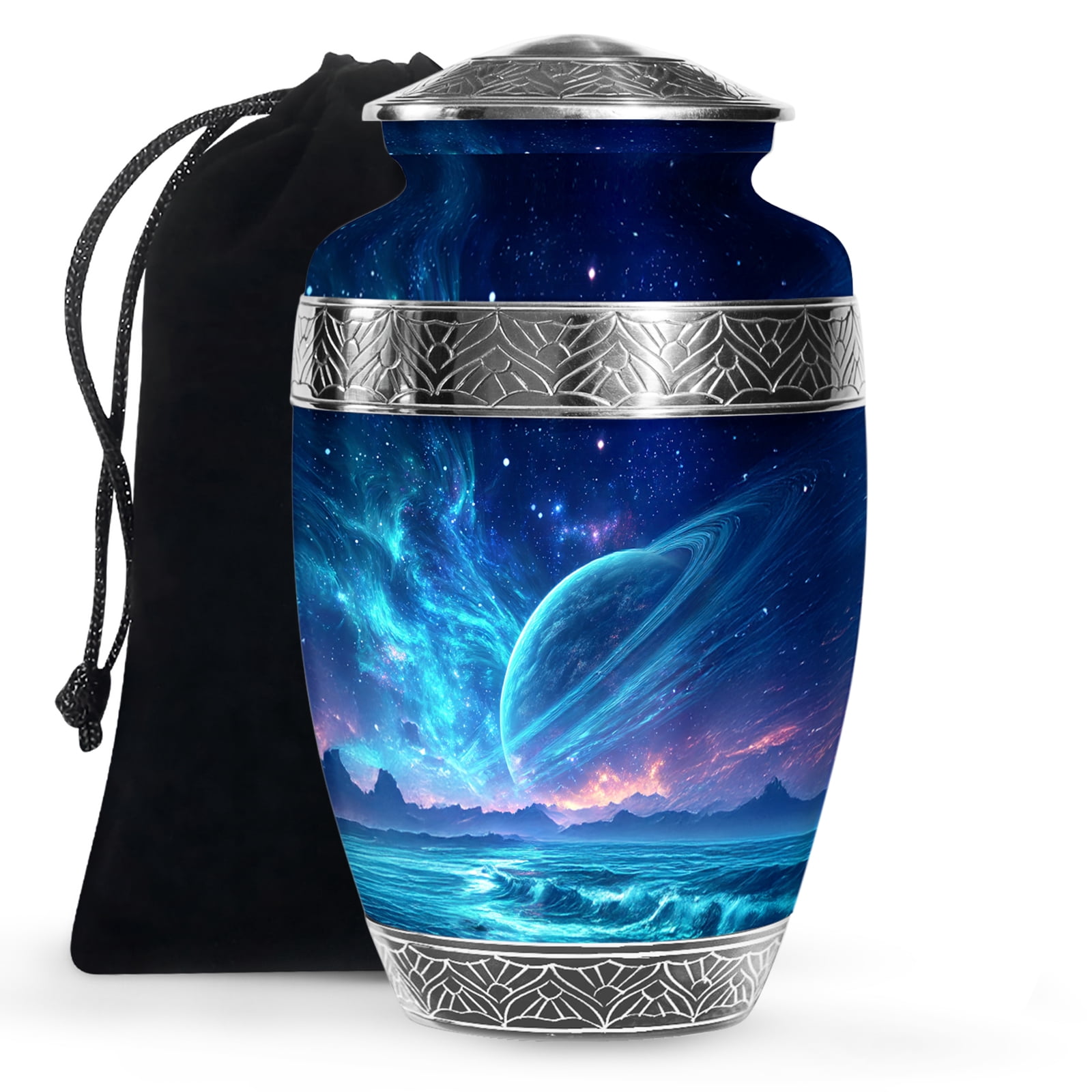 KARYLIZ Star Galaxy Cremation Urns for Adult Ashes Male Female - 200 ...