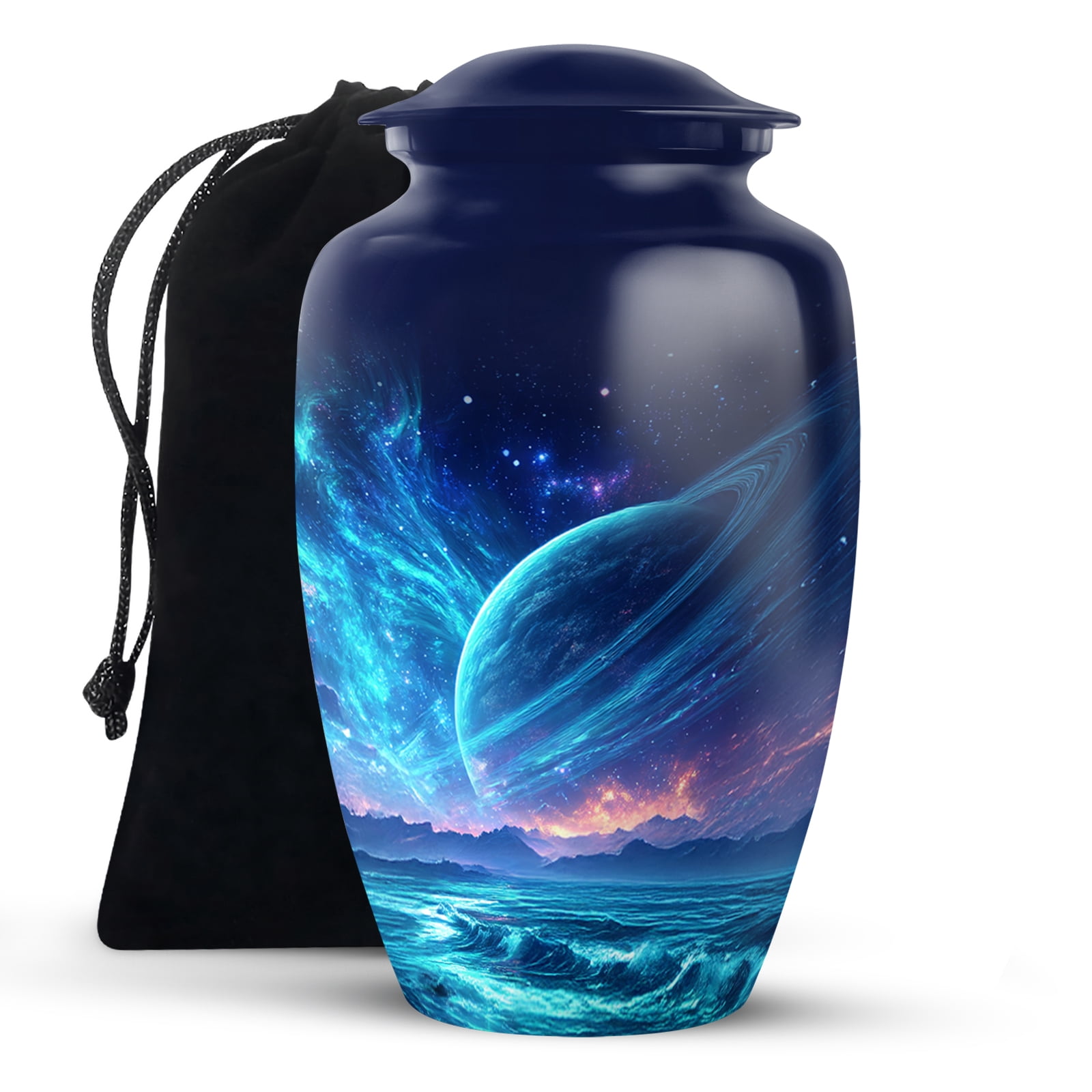 KARYLIZ Star Galaxy Funeral Urns for Ashes for Adult Female & Male ...