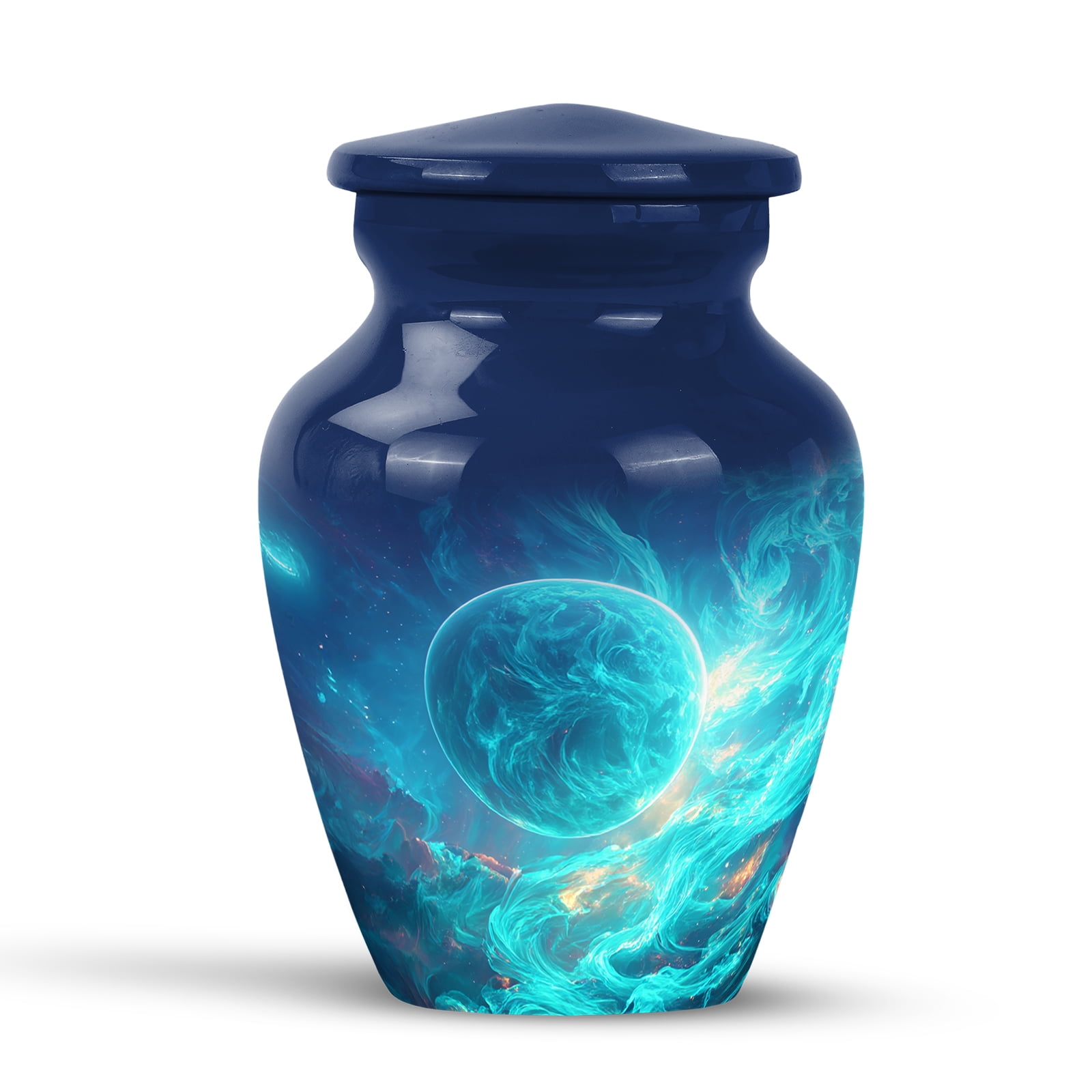 KARYLIZ Star Galaxy Urns for Ashes for Adult Female & Male - Small Home ...