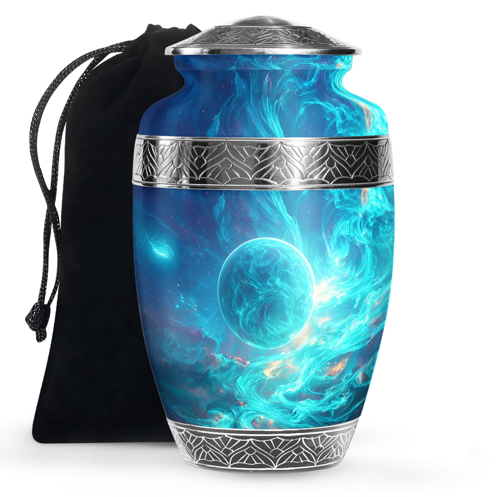 KARYLIZ Star Nebula Cosmic Galaxy Cremation Urn for Human Ashes For ...