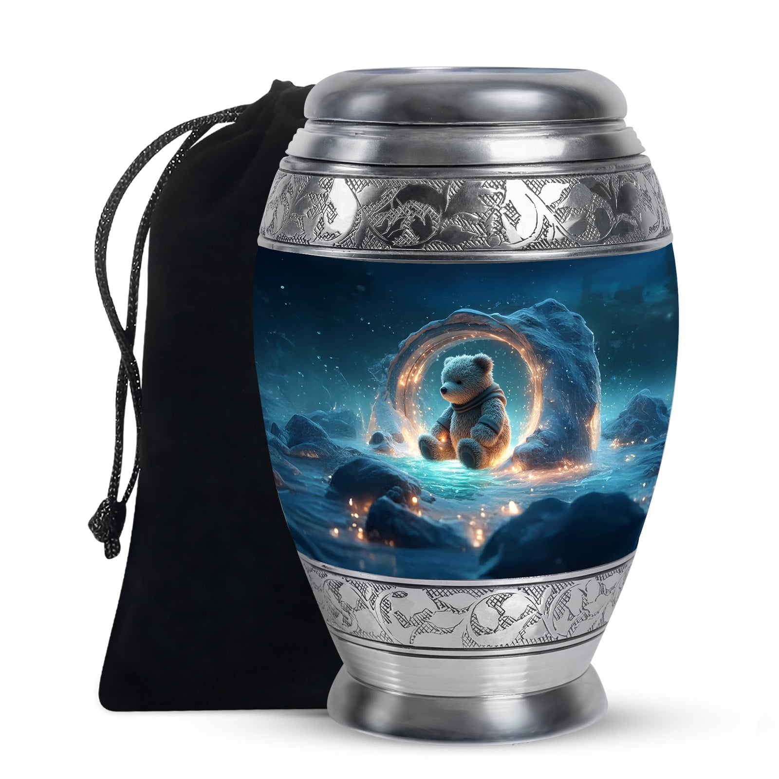 KARYLIZ Teddy Bear Cremation Urns For Human Ashes, Urn for Ashes, Large ...