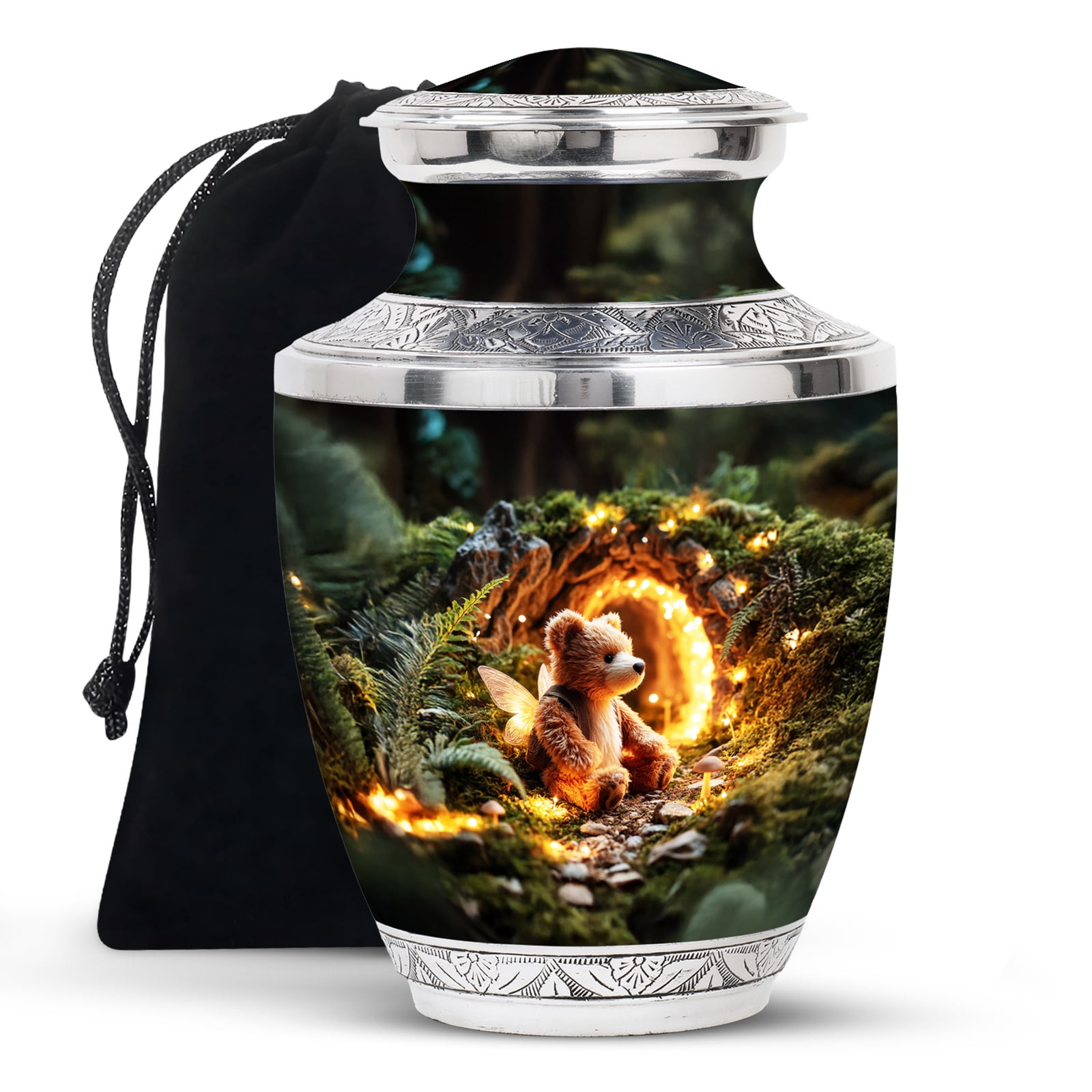 KARYLIZ Teddy Bear Urns For Human Ashes Adult Female, Adult Cremation ...