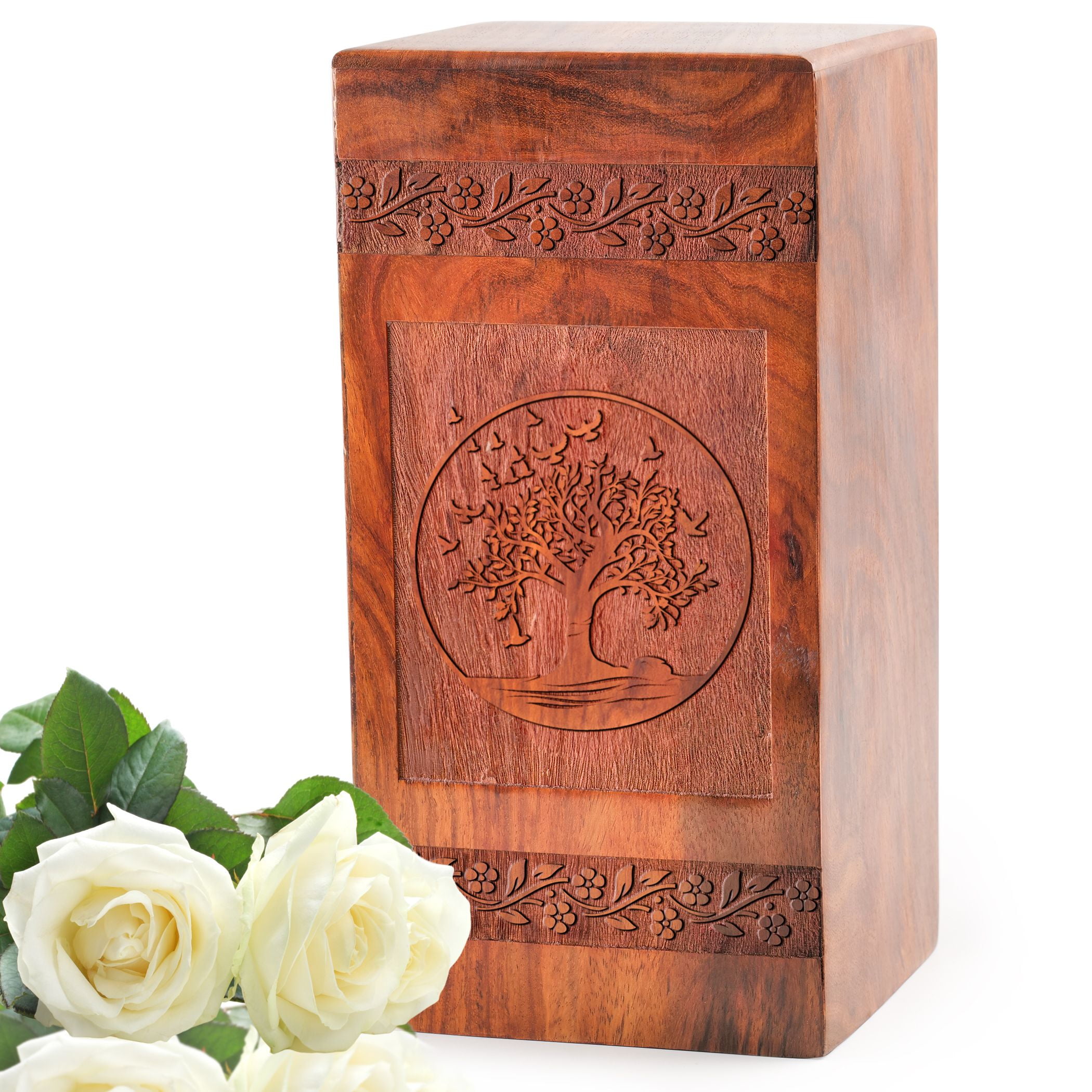KARYLIZ Tree Of Life Urn With Flying Birds - Ash Urns For Humans Male ...
