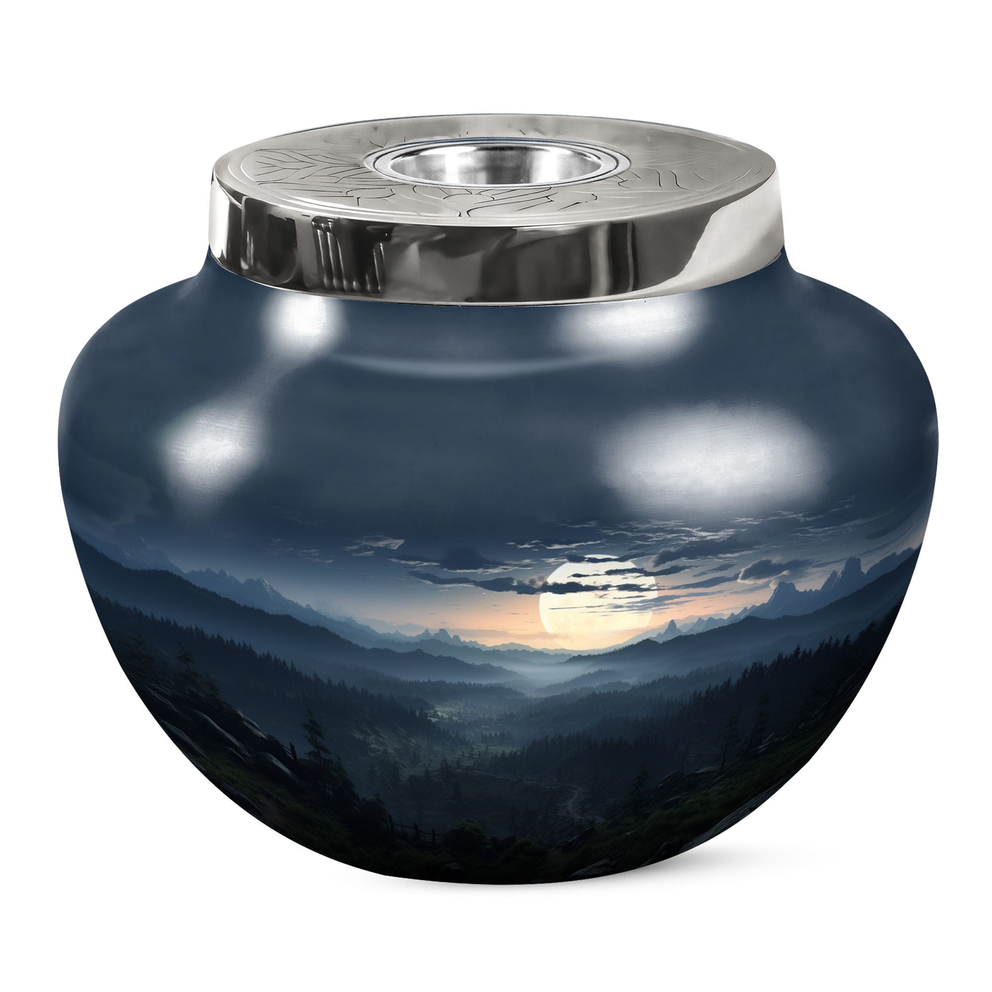 KARYLIZ Mountains Urns For Ashes - Unique Decorative Urn - Funeral ...