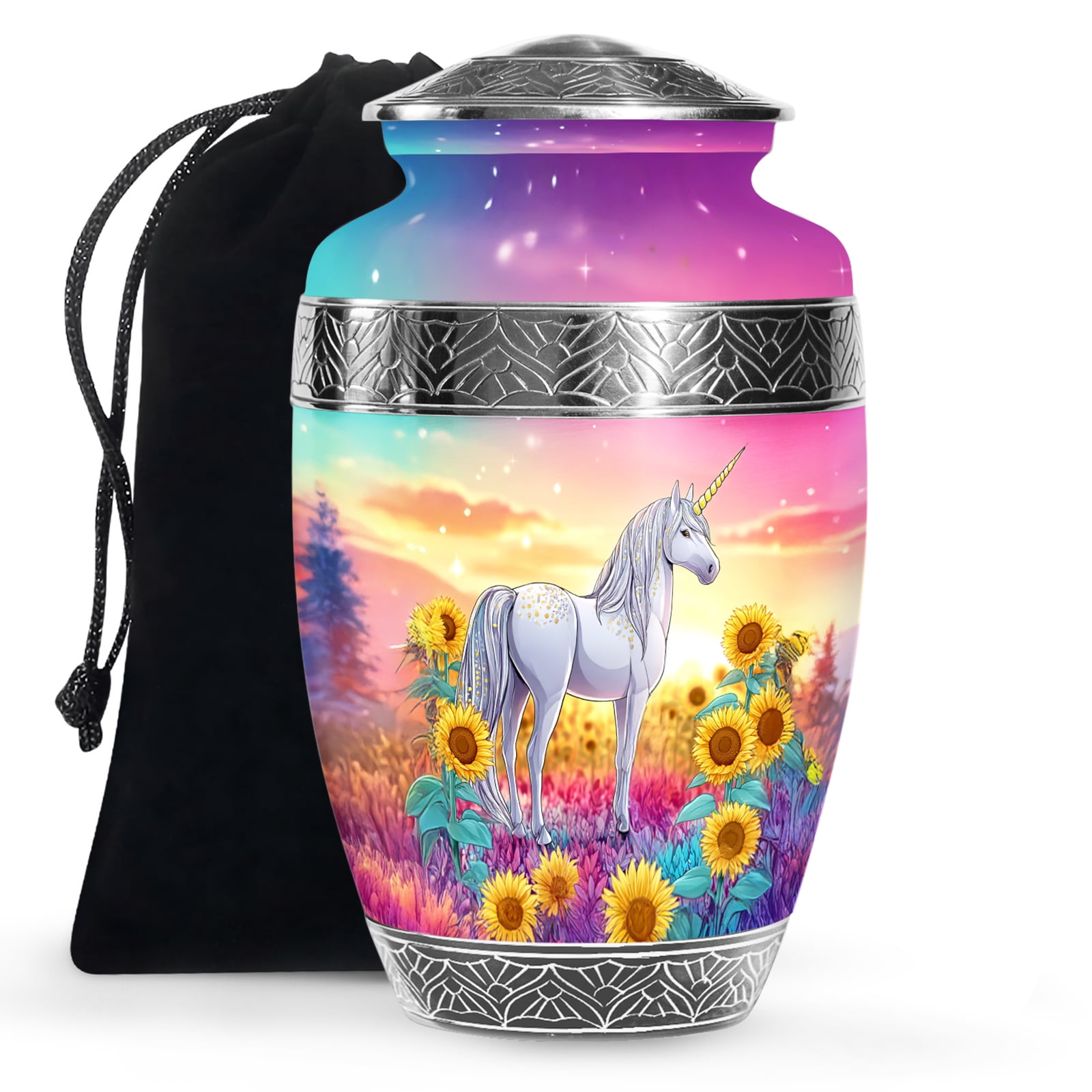 KARYLIZ Unicorn Urns - Funeral Urn For Ashes Adult Male - Mutlicolor ...