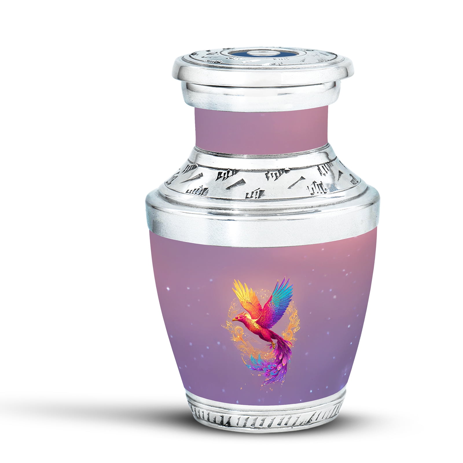 KARYLIZ Vibrant Phoenix Urns for Human Ashes Adult Man & Women - Small ...