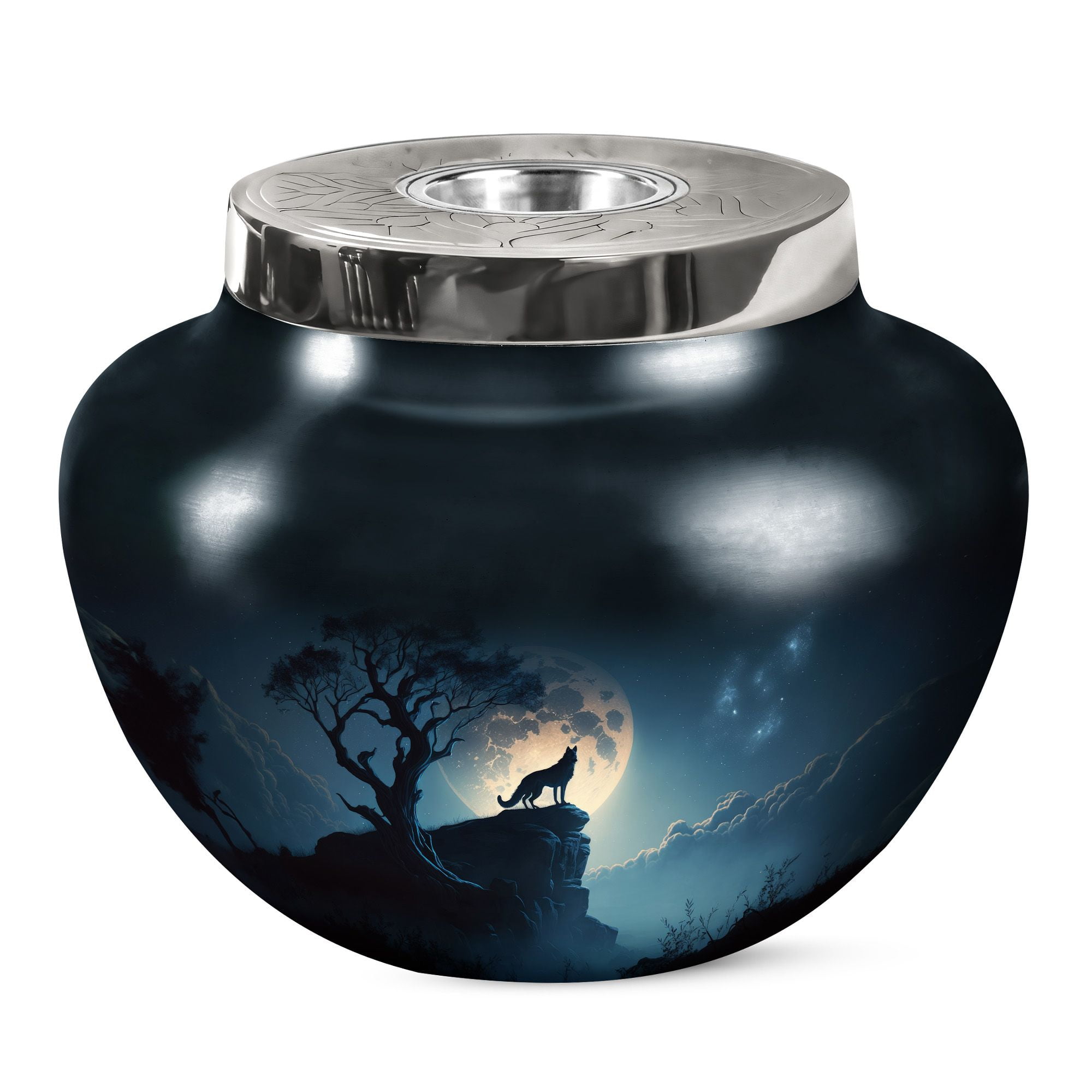 KARYLIZ Wolf Cremation Urn - Large Urn For Human Ashes Adult Female ...