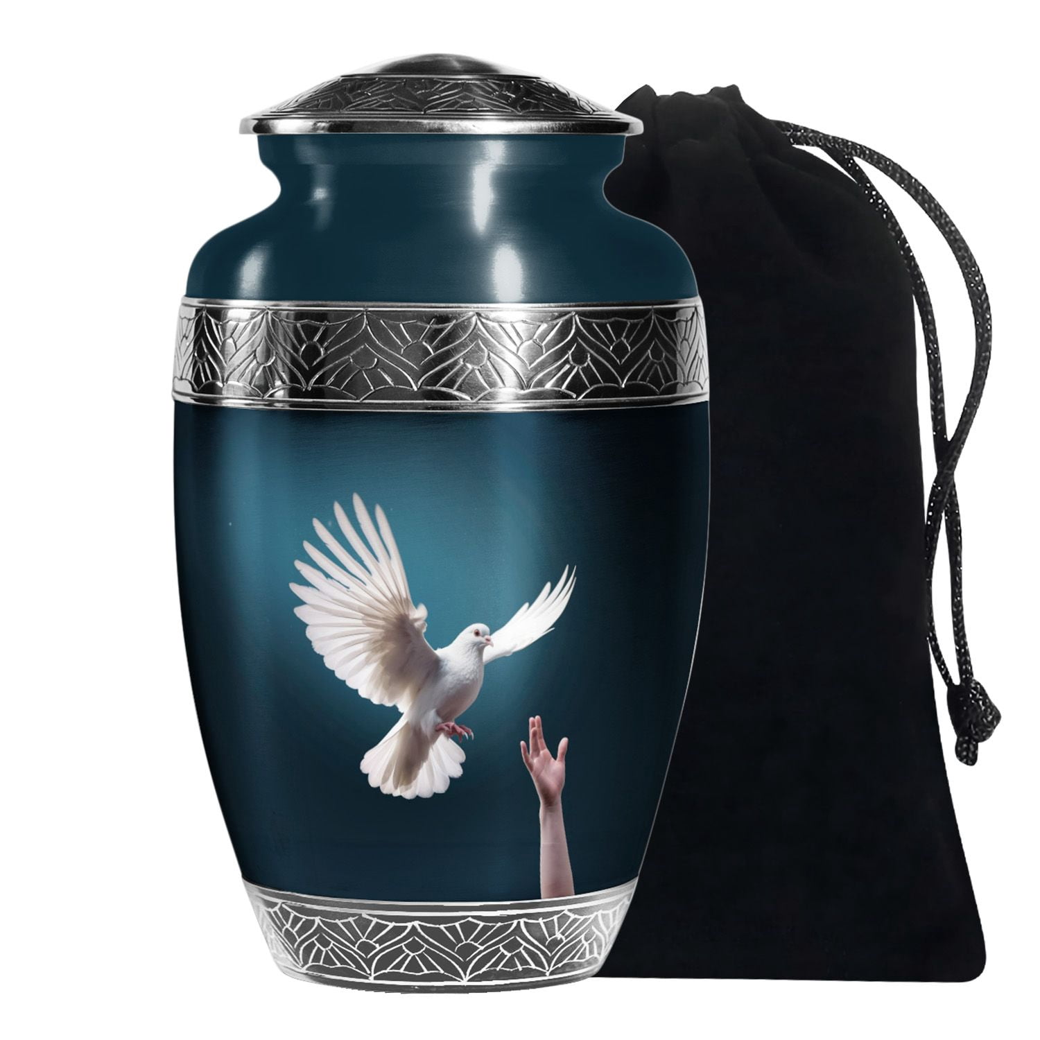KARYLIZ Yoga In Sunset Cremation Urn - Funeral Urns For Human Ashes ...