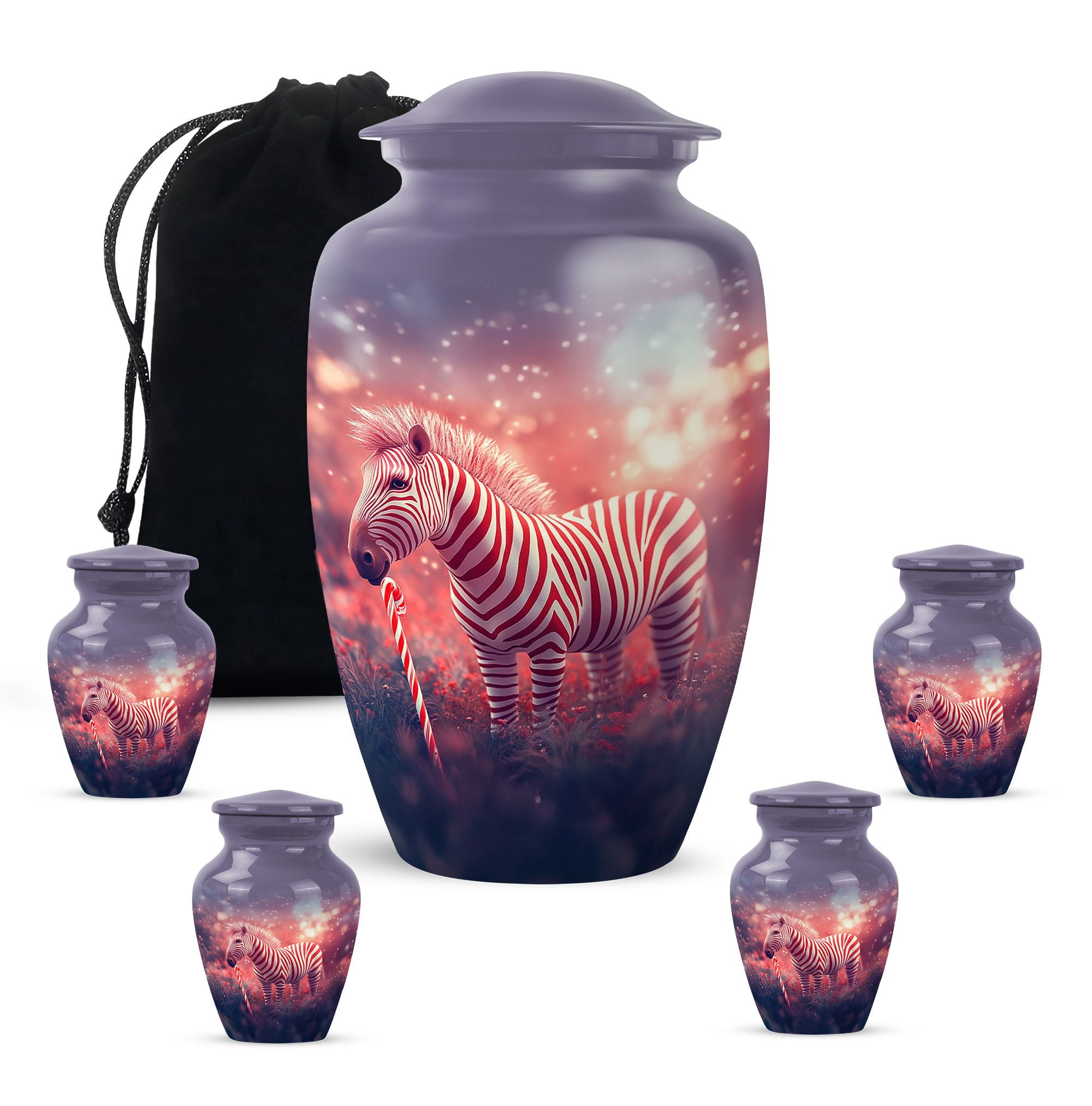 KARYLIZ Zebra Urns For Women Human Ashes, Funeral Urns for Human Ashes ...